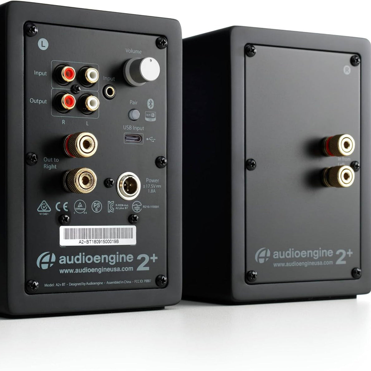 Audioengine: A2+ Wireless Powered Speakers w/Bluetooth - Black — TurntableLab.com