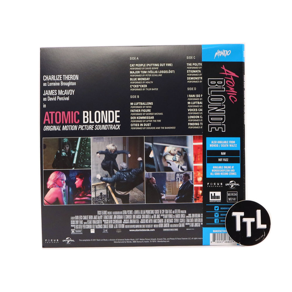 Atomic Blonde: Atomic Blonde Soundtrack (Eco Colored Vinyl) Vinyl 2LP ...