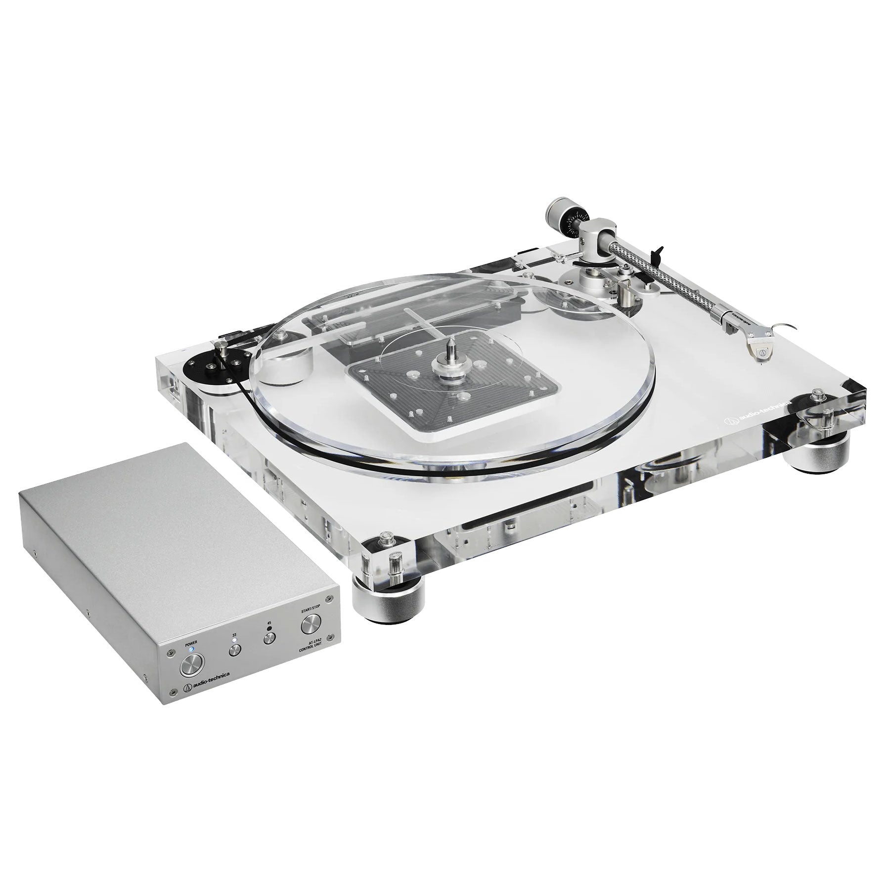 Audio-Technica: AT-LPA2 Acrylic Turntable — TurntableLab.com