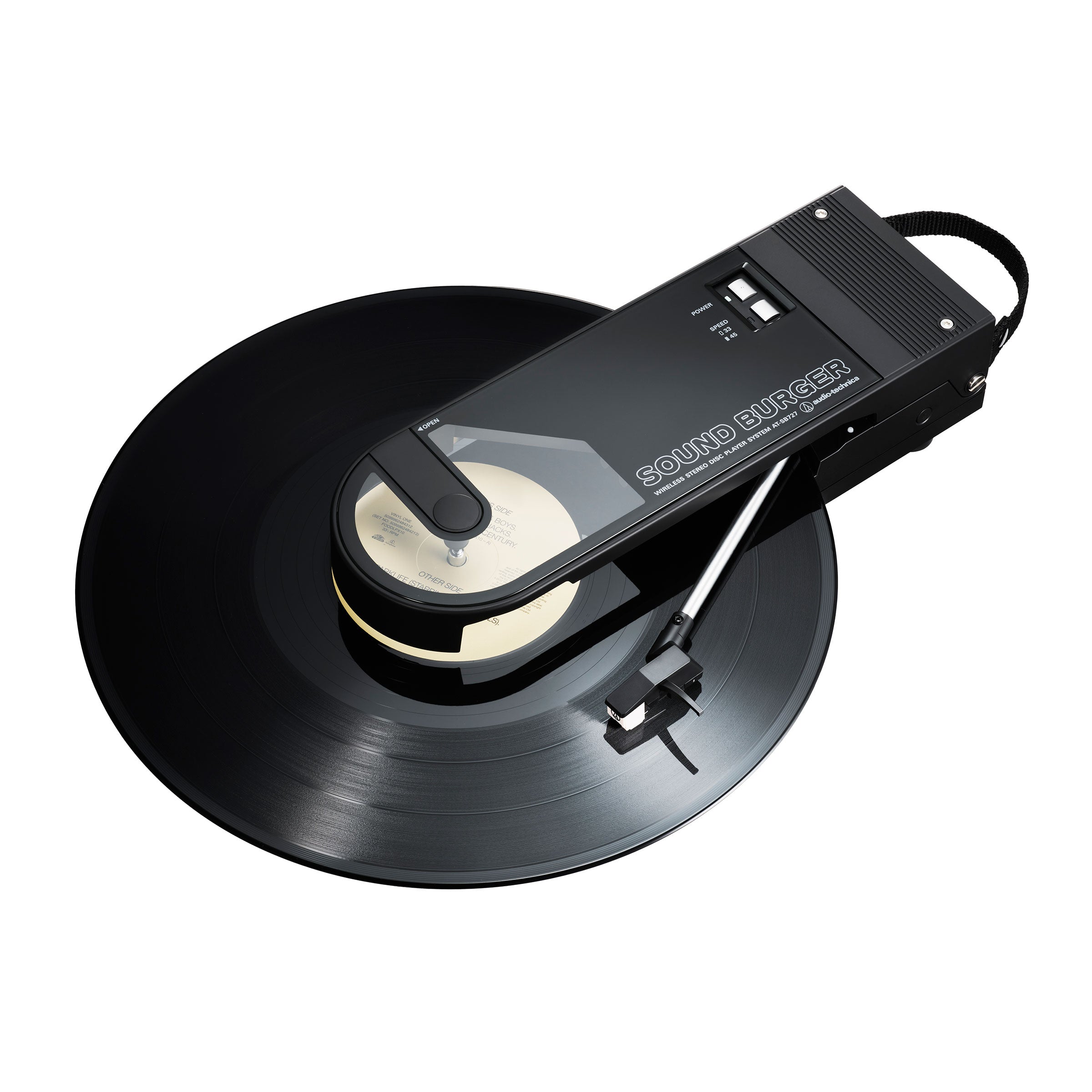 Audio-Technica: AT-SB727 Sound Burger Portable Bluetooth Turntable ...