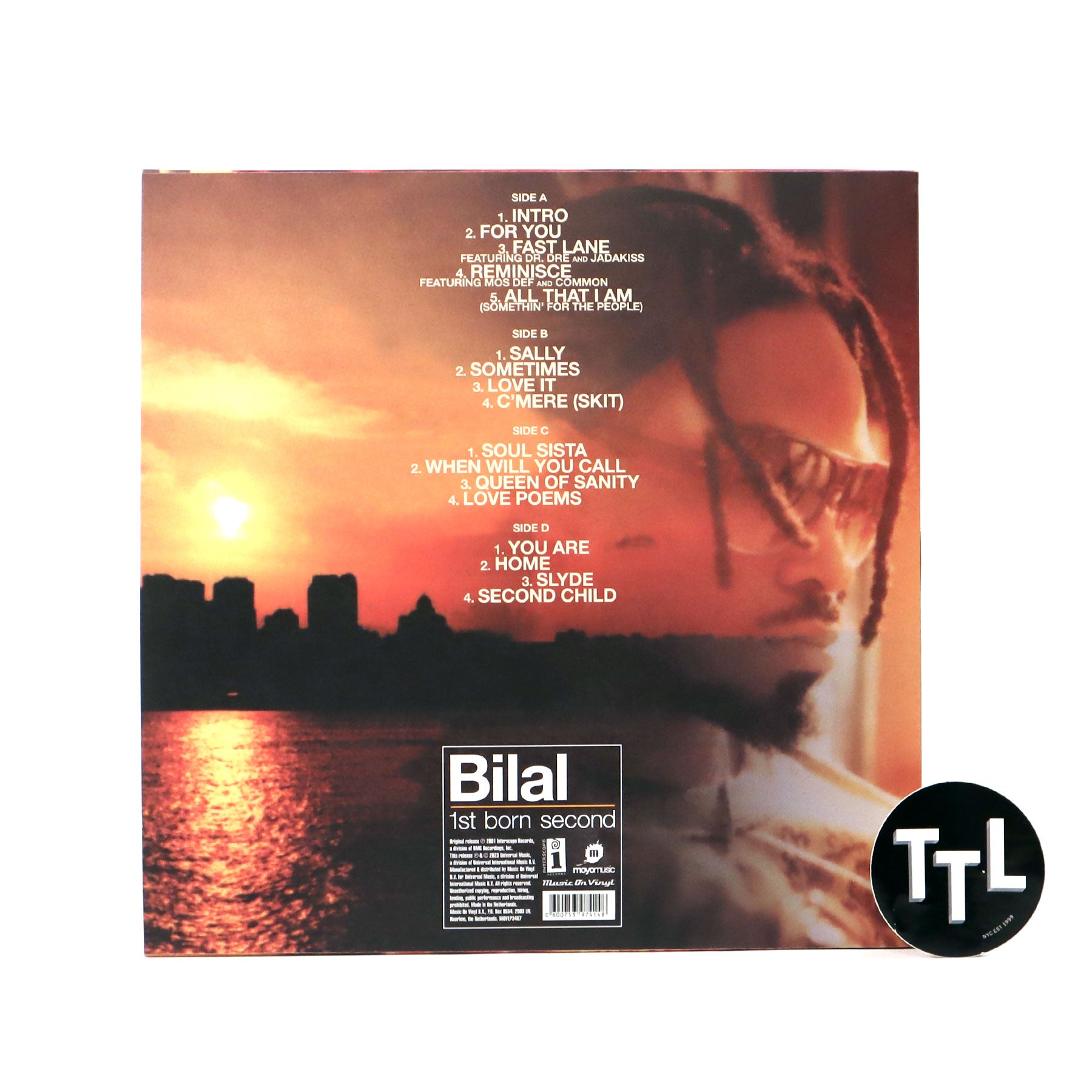 Bilal: 1st Born Second (180g) Vinyl 2LP — TurntableLab.com
