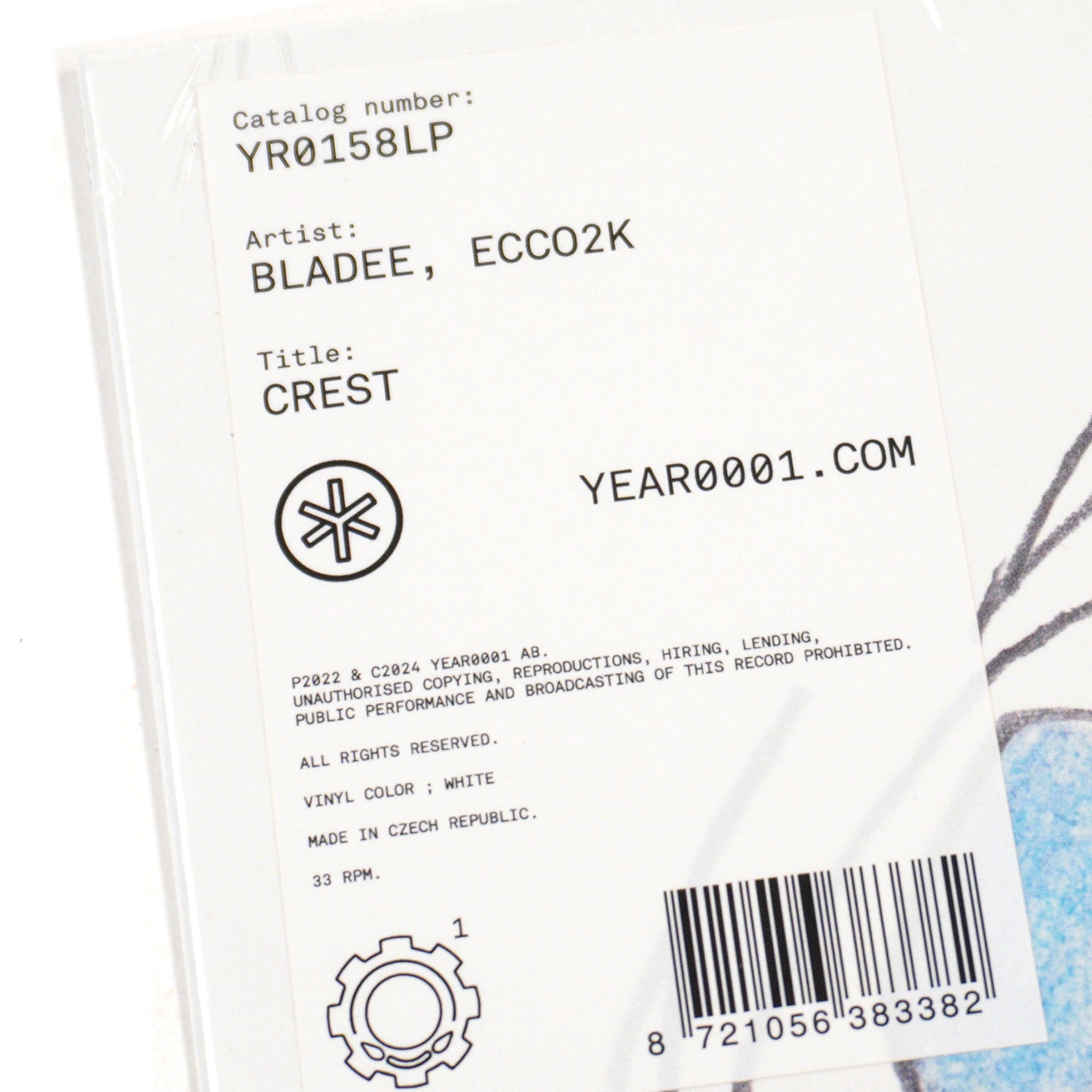 Bladee & Ecco2K: Crest (Colored Vinyl) Vinyl LP — TurntableLab.com