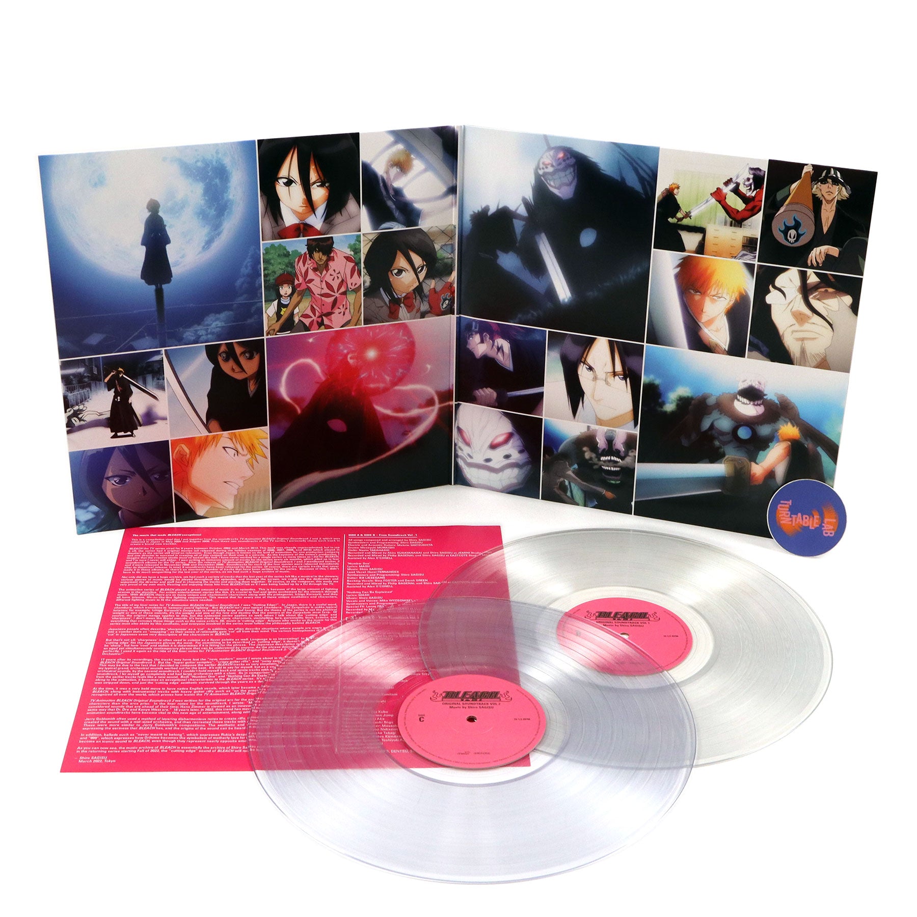 Bleach: Original Soundtrack (Clear Colored Vinyl) Vinyl 2LP ...