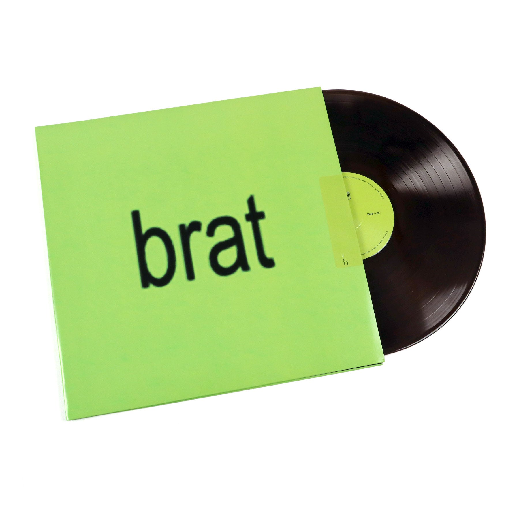 Charli XCX: Brat (Black Ice Colored Vinyl) Vinyl LP — TurntableLab.com