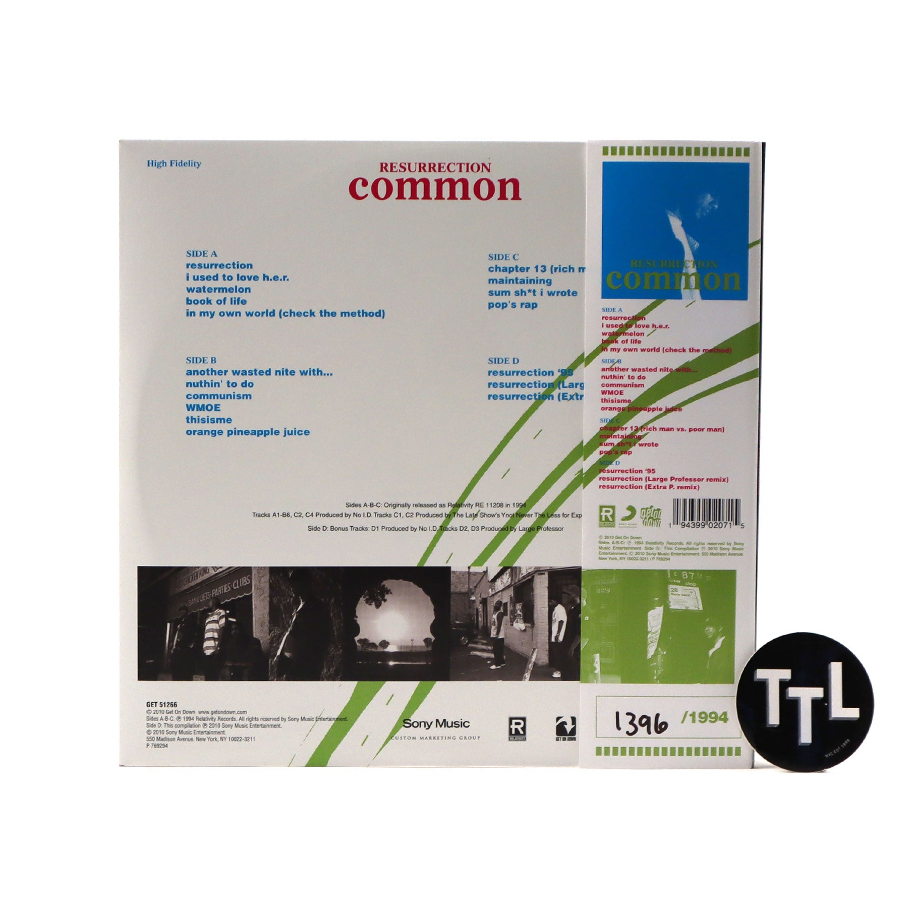 Common: Resurrection (Colored Vinyl) Vinyl 2LP — TurntableLab.com