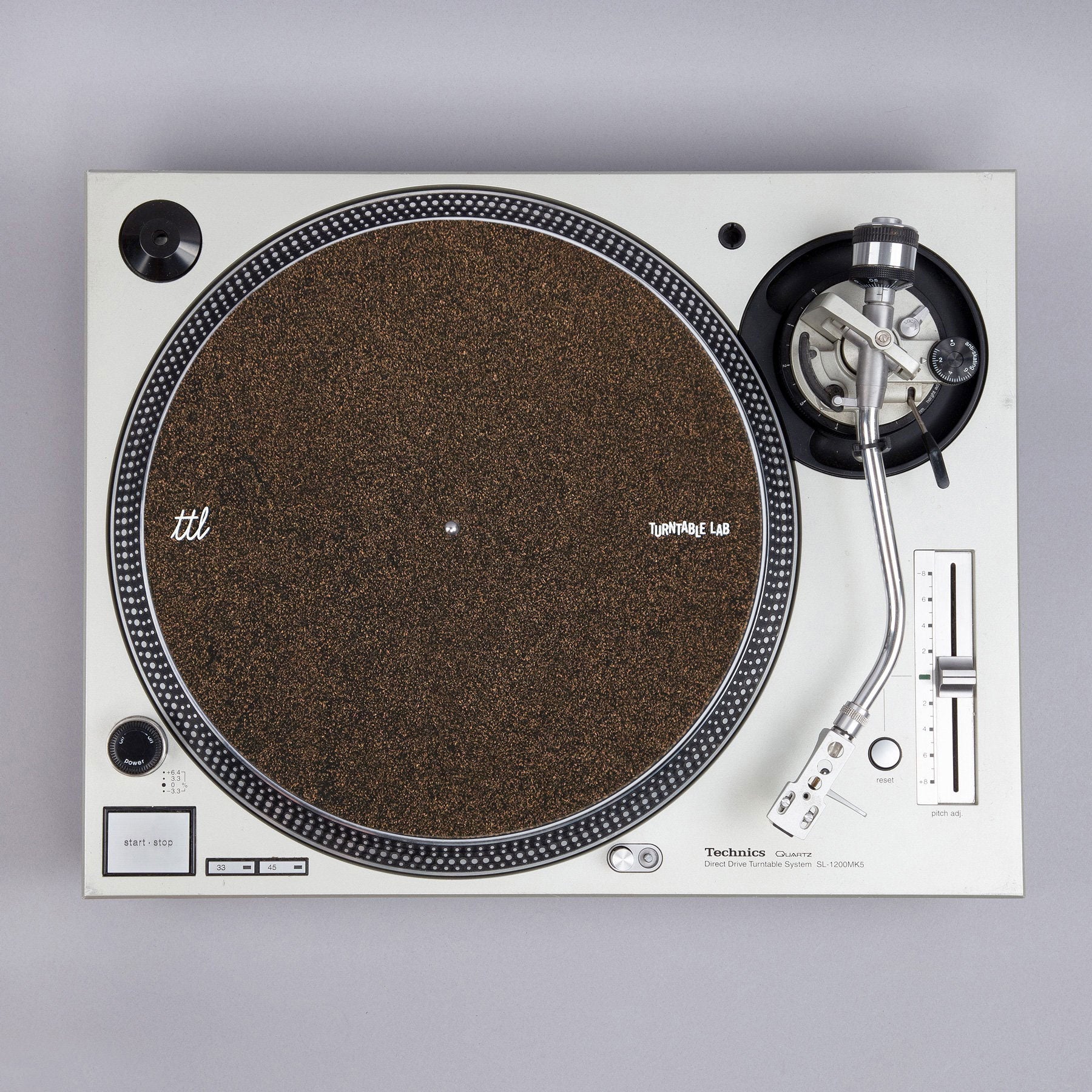 Turntable Lab: Cork & Rubber Record Mat — TurntableLab.com