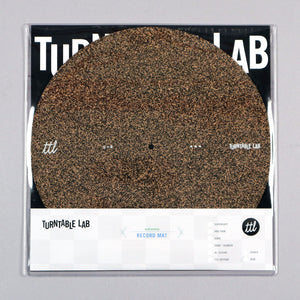 Turntable Lab: Cork & Rubber Record Mat — TurntableLab.com
