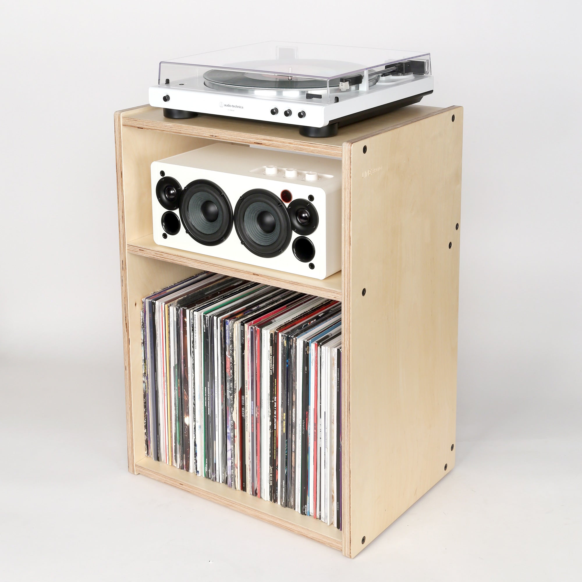Line Phono: All-In-One Turntable / Speaker / Cube PLUS Stand Package ...