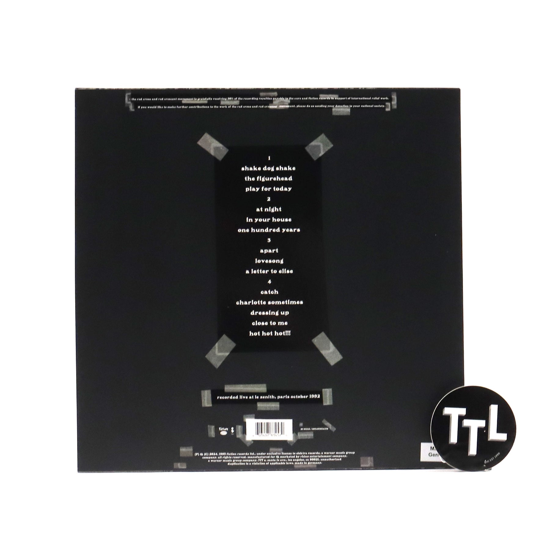 The Cure: Paris Vinyl 2LP — TurntableLab.com