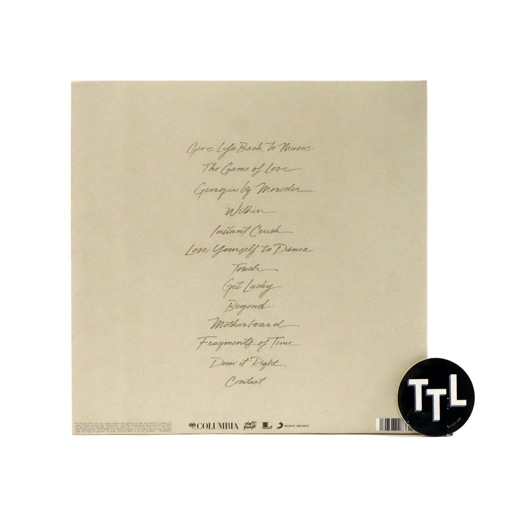 Daft Punk: Random Access Memories - Drumless Edition Vinyl 2LP ...