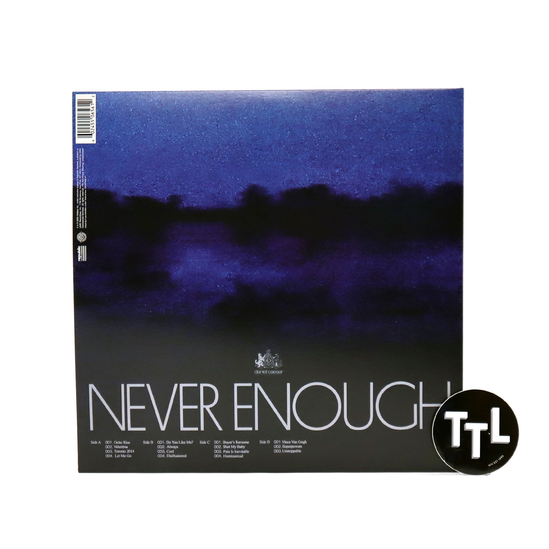 Daniel Caesar: Never Enough Vinyl 2LP — TurntableLab.com
