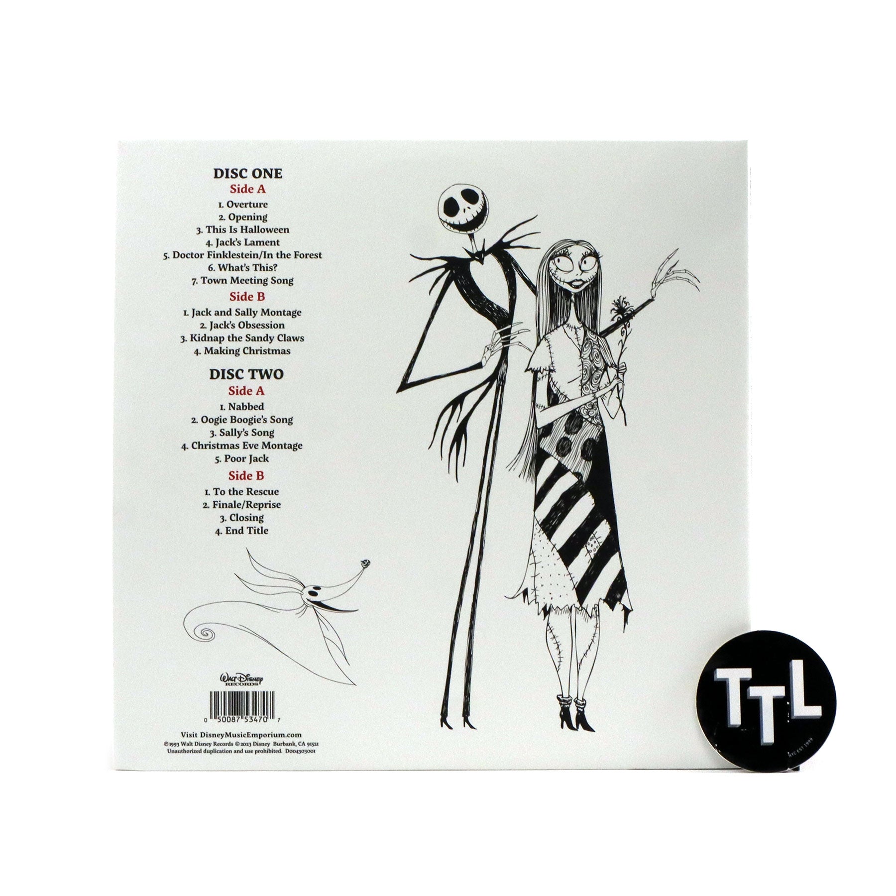 Danny Elfman: The Nightmare Before Christmas Soundtrack (Zoetropic Pic ...