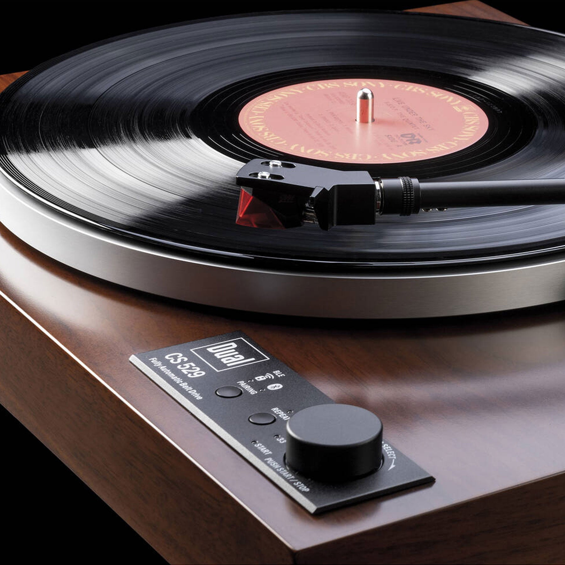 Dual Electronics: CS 529 Automatic Bluetooth Turntable - Walnut ...