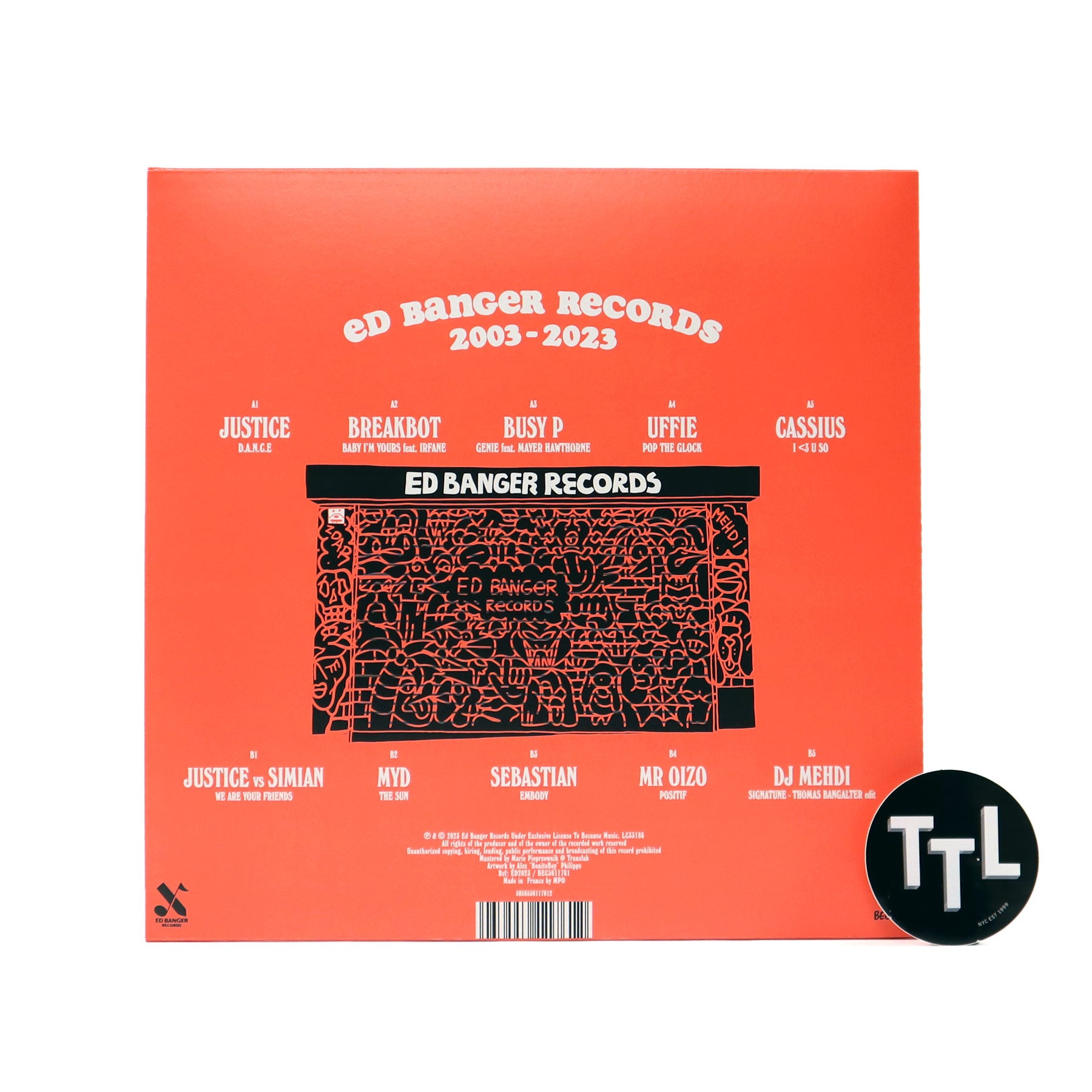 Ed Banger Records: Support Your Local Record Label - Best Of Vinyl LP — TurntableLab.com