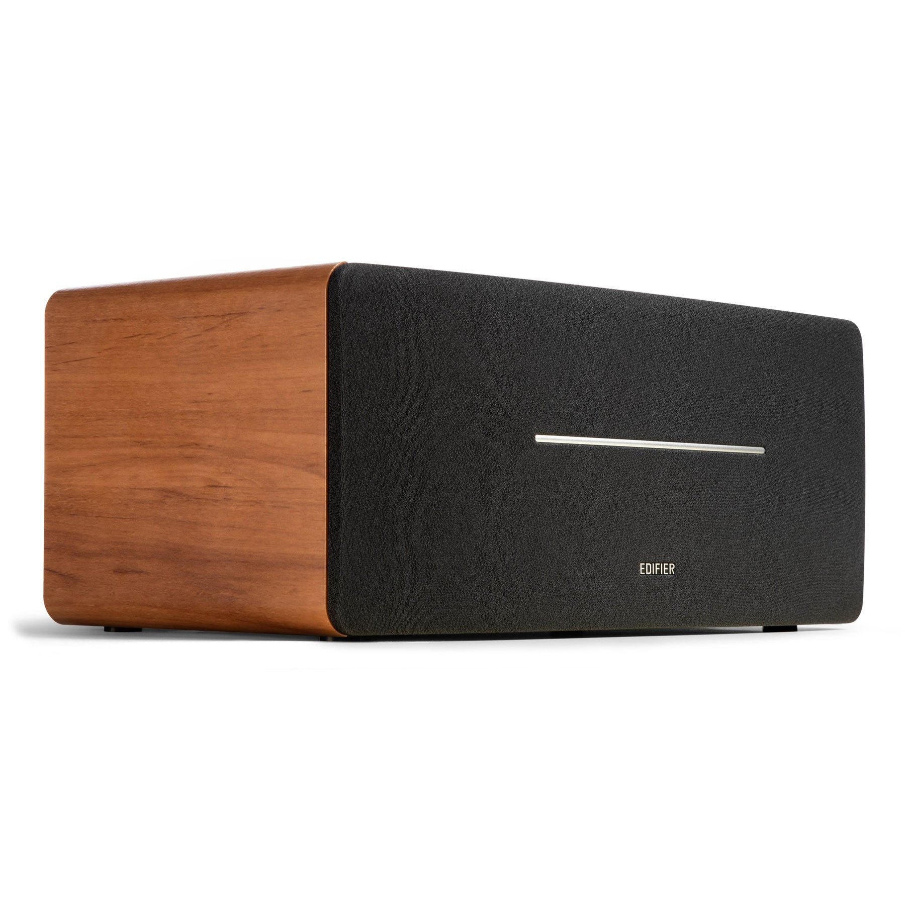 Edifier: D12 Stereo Speaker w/ Bluetooth - Wood Brown — TurntableLab.com