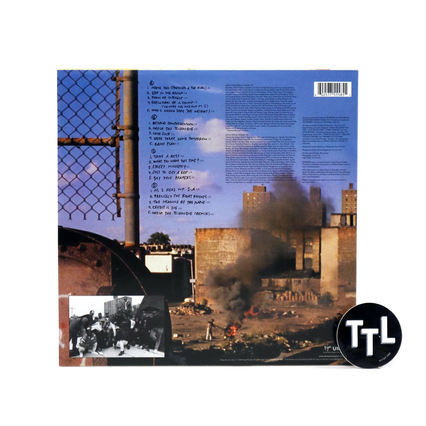 Gang Starr: Step In The Arena (180g, Colored Vinyl) Vinyl 2LP ...