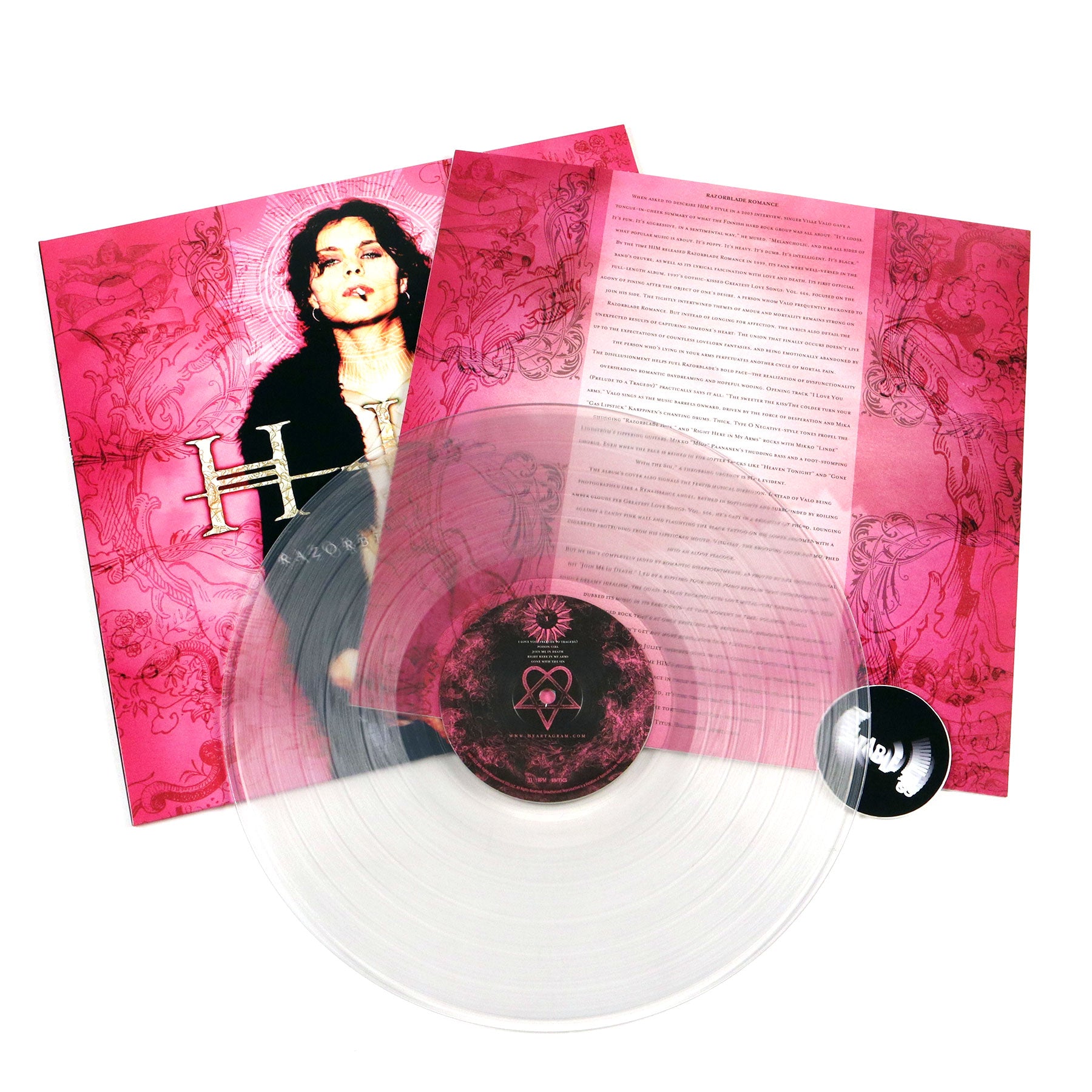 HIM: Razorblade Romance (Clear Colored Vinyl) Vinyl LP — TurntableLab.com