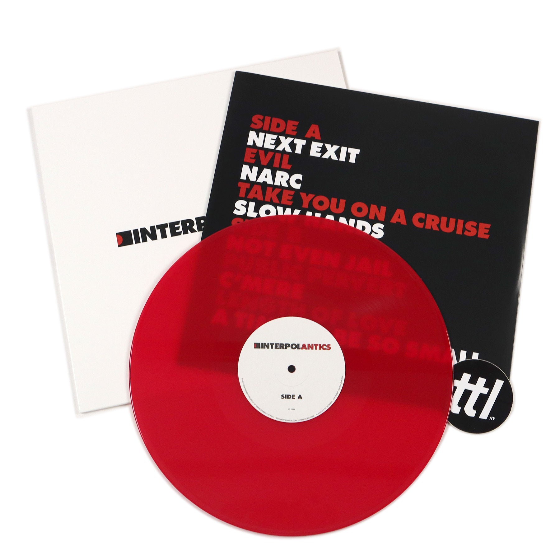 Interpol: Antics (Red Colored Vinyl) Vinyl LP — TurntableLab.com