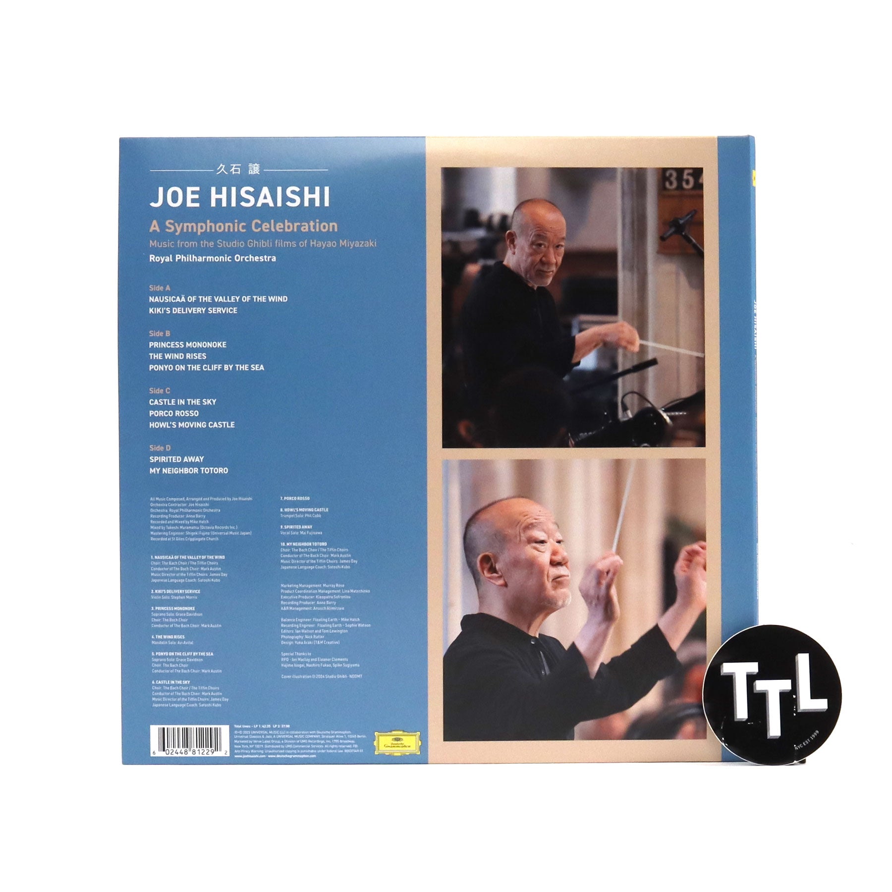 Joe Hisaishi: A Symphonic Celebration - Music From Studio Ghibli Vinyl ...
