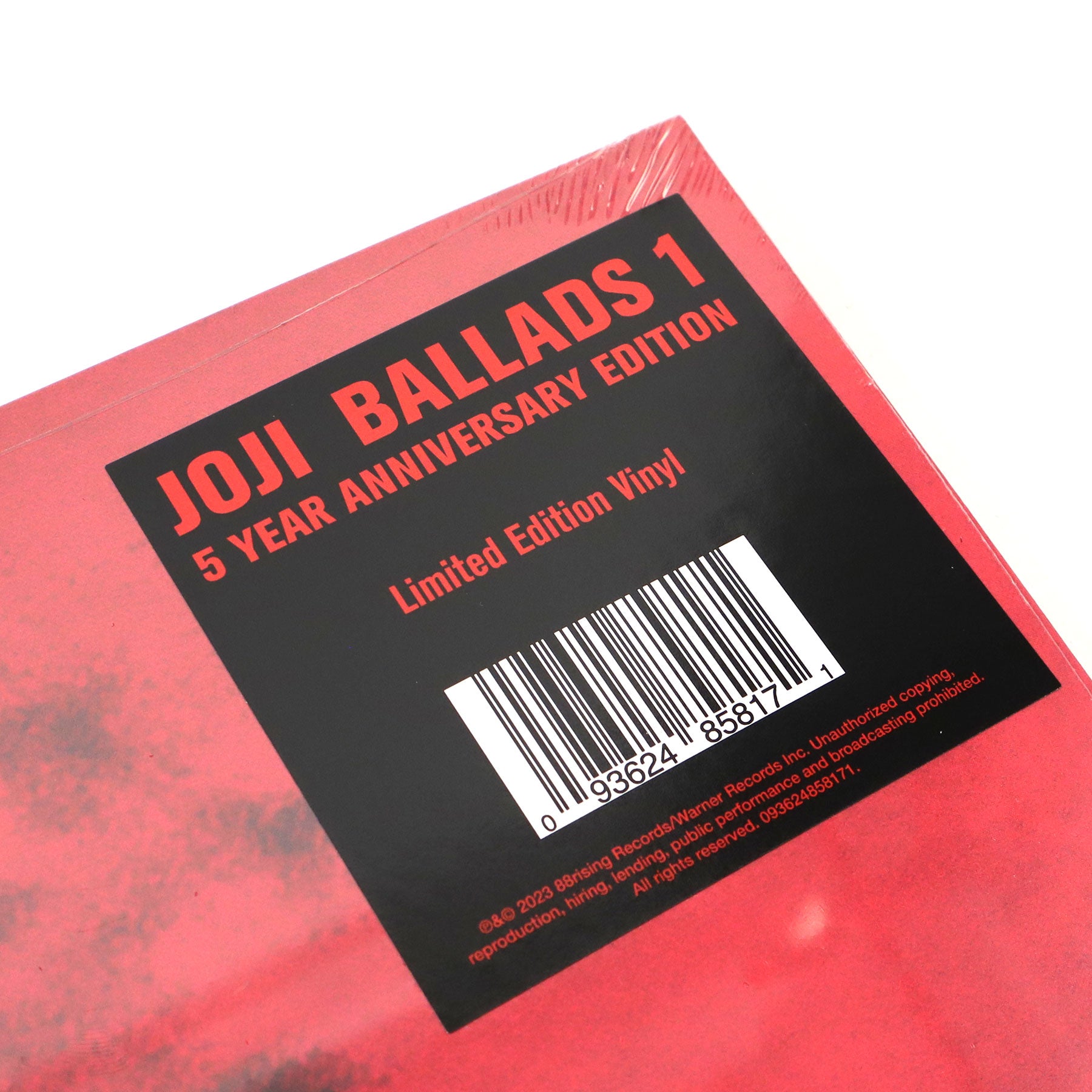 Joji: Ballads 1 - 5th Anniversary Edition Vinyl LP — TurntableLab.com