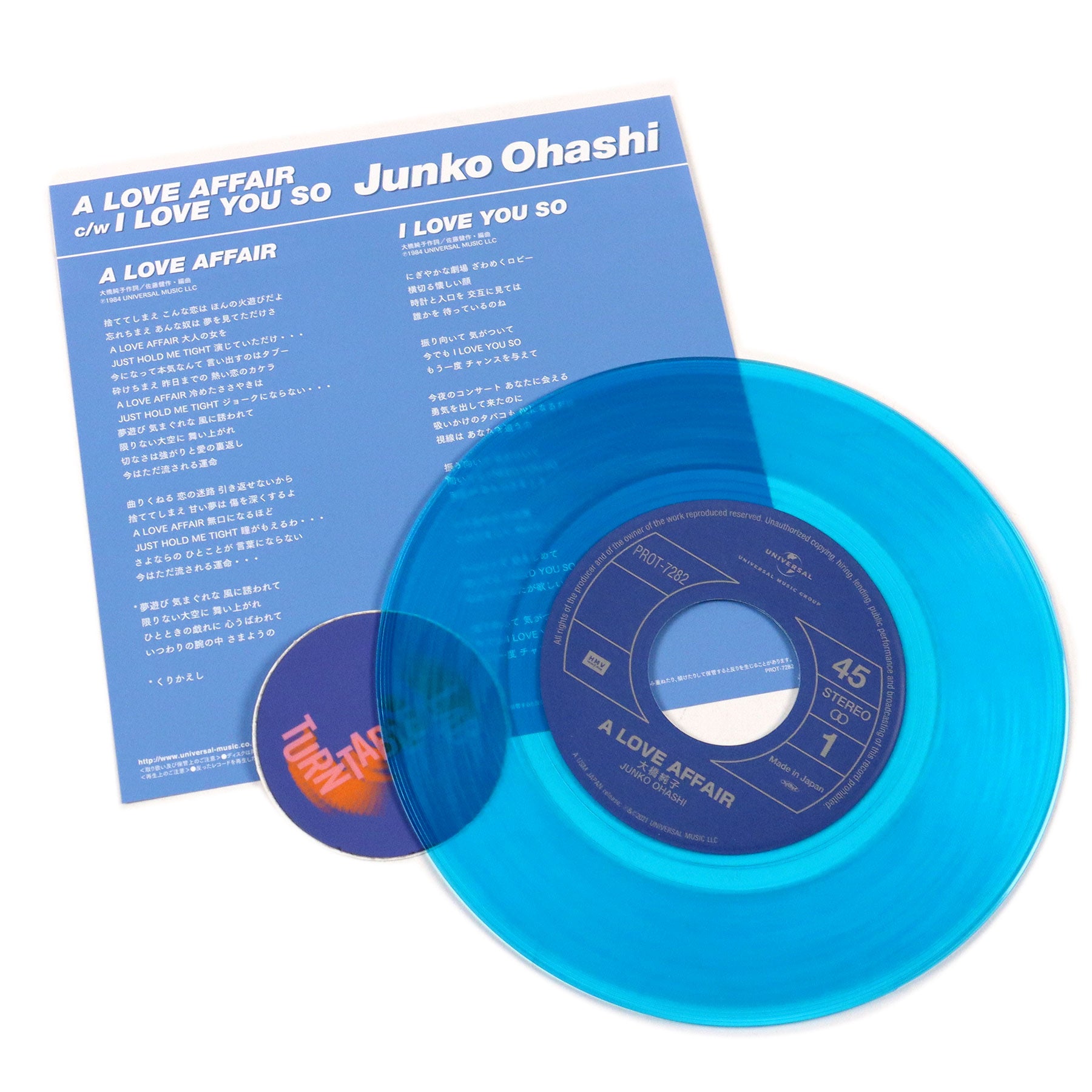 Junko Ohashi: A Love Affair / I Love You So (Japan Import, Colored Vin — TurntableLab.com