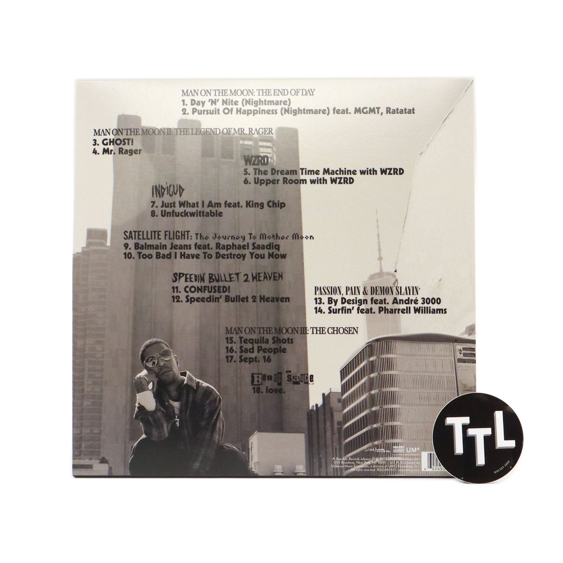 Kid Cudi: The Boy Who Flew To The Moon Vol.1 Vinyl 2LP — TurntableLab.com