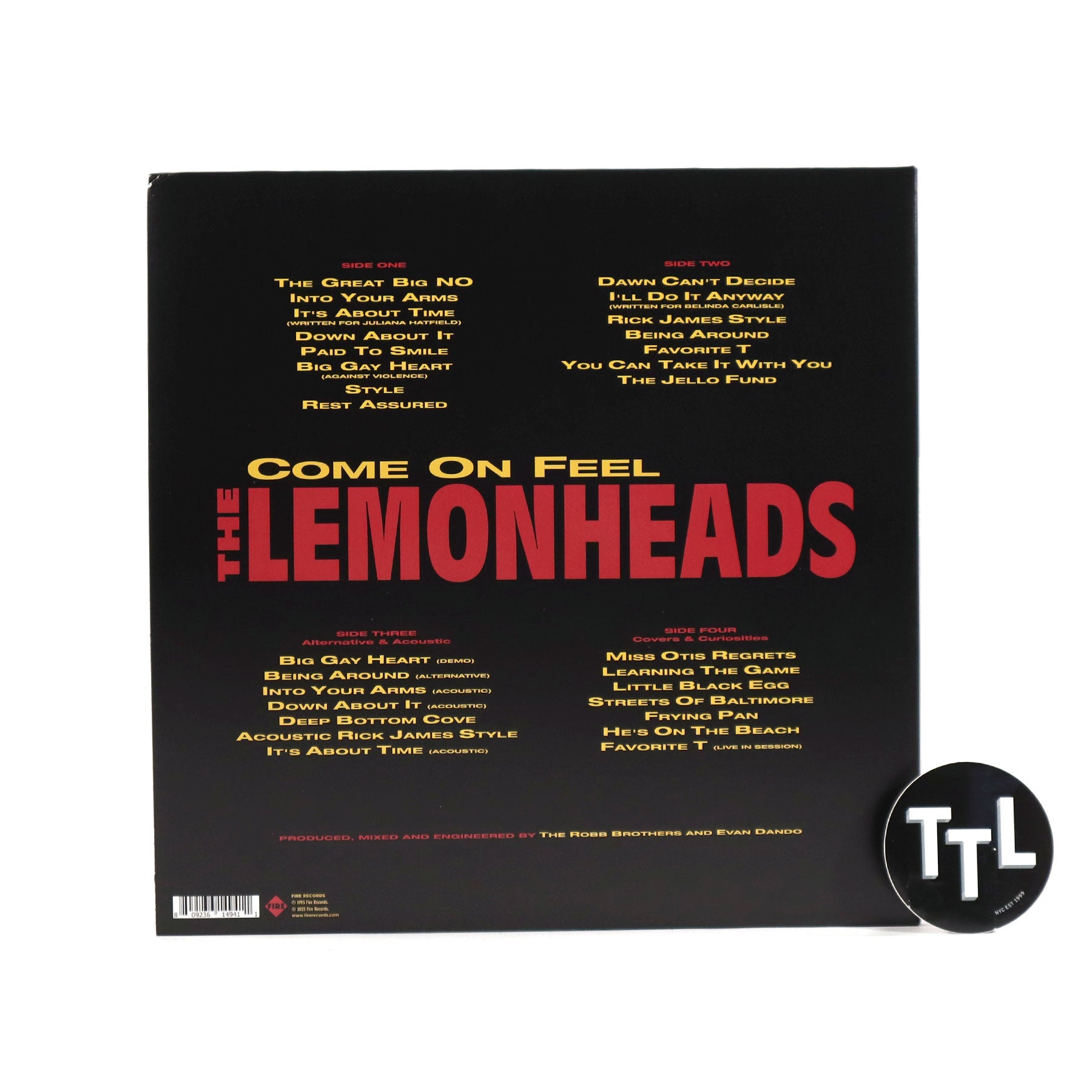 The Lemonheads: Come On Feel The Lemonheads Vinyl 2LP — TurntableLab.com