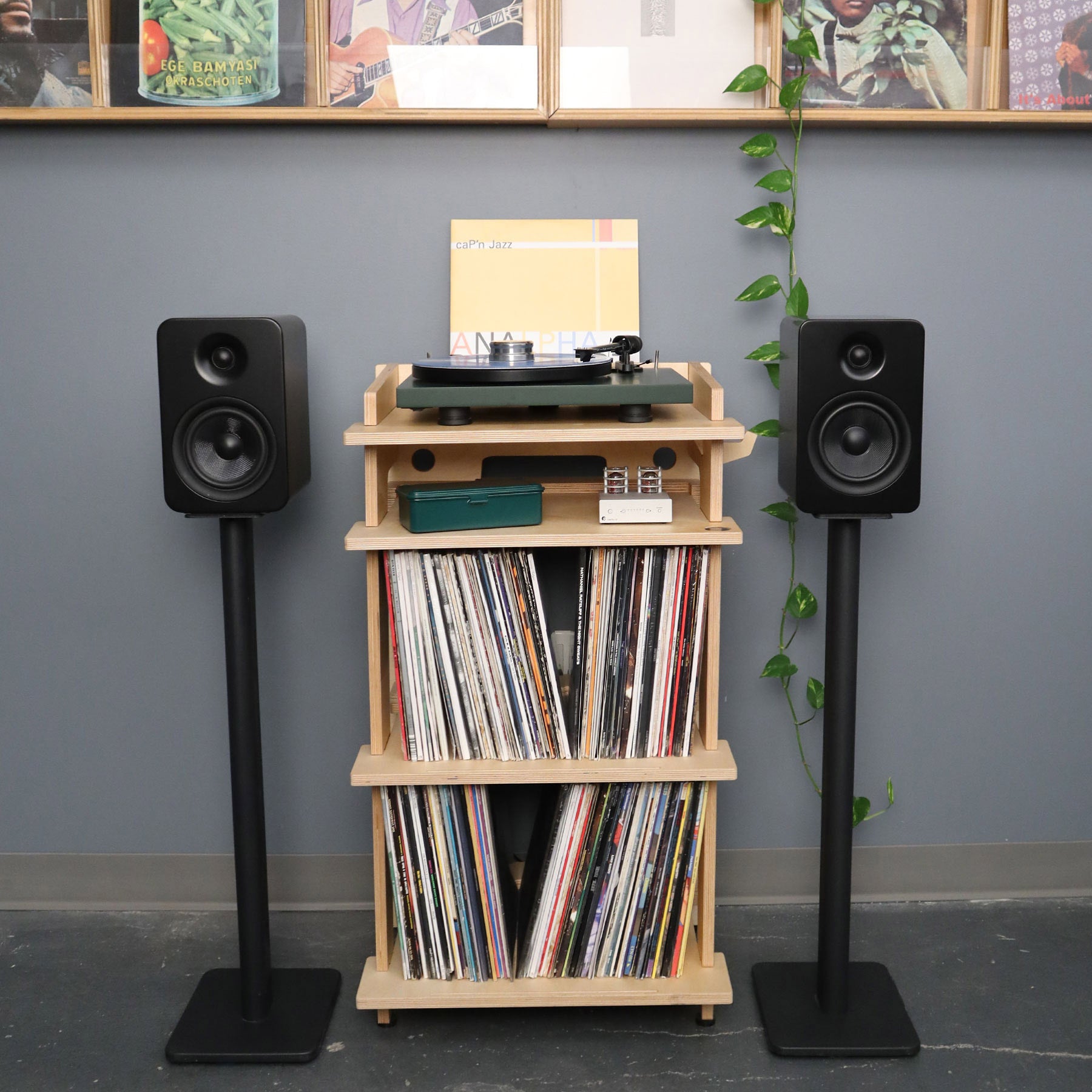 Line Phono: Turntable Stand / 32" Kanto Speaker Stands / Bundle ...