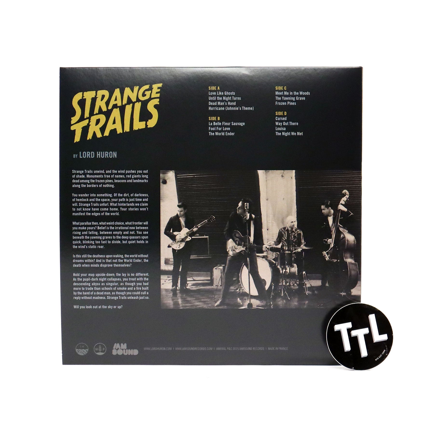 Lord Huron: Strange Trails (Light Blue Colored Vinyl) Vinyl 2LP ...