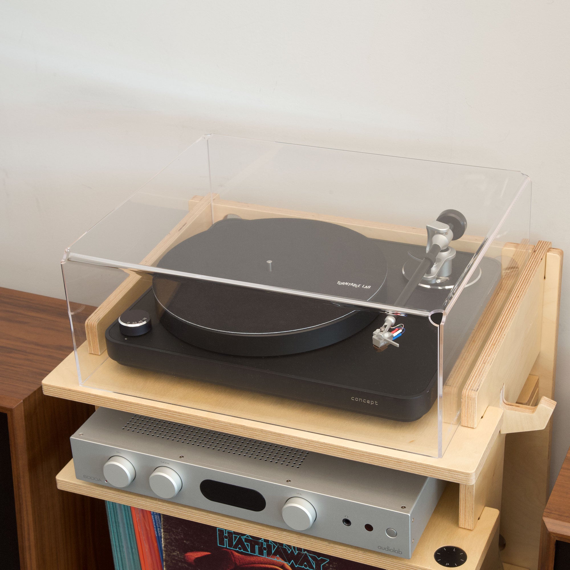 Line Phono: Universal Turntable Dust Cover (Fits Most Turntables, Clea ...