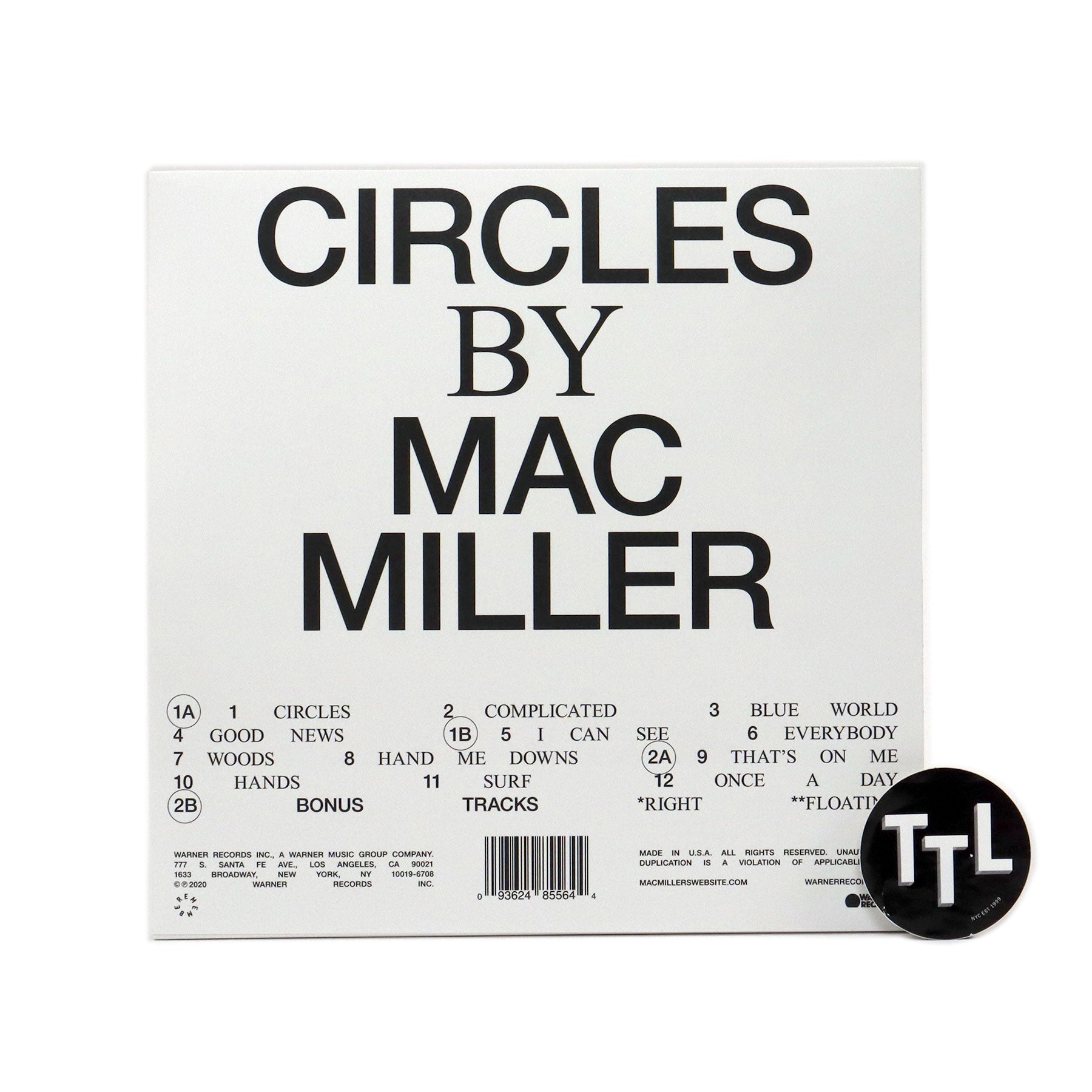 Mac Miller: Circles (Indie Exclusive Silver Colored Vinyl) Vinyl 2LP ...