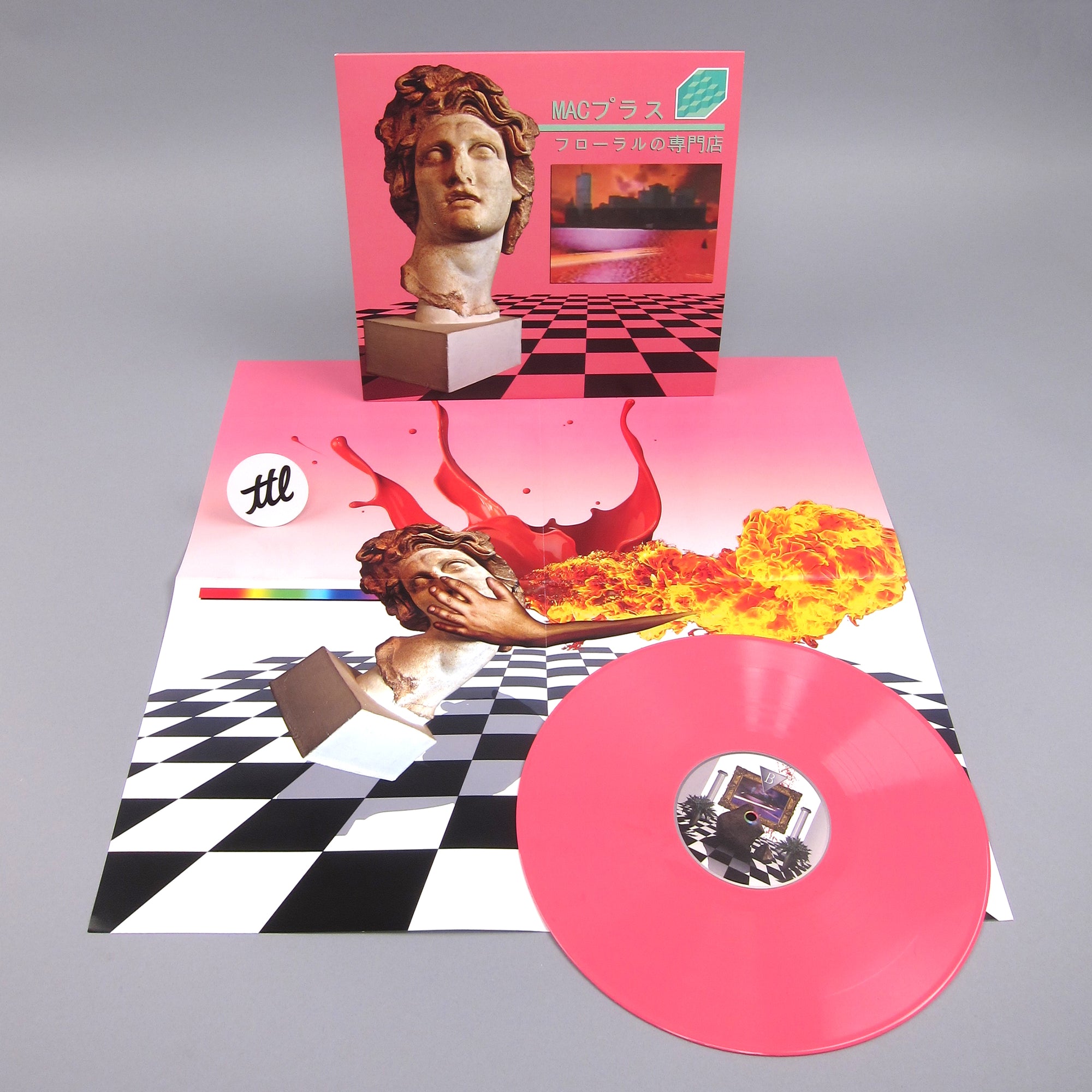 Macintosh Plus: Floral Shoppe (Pink Colored Vinyl) Vinyl LP — TurntableLab.com