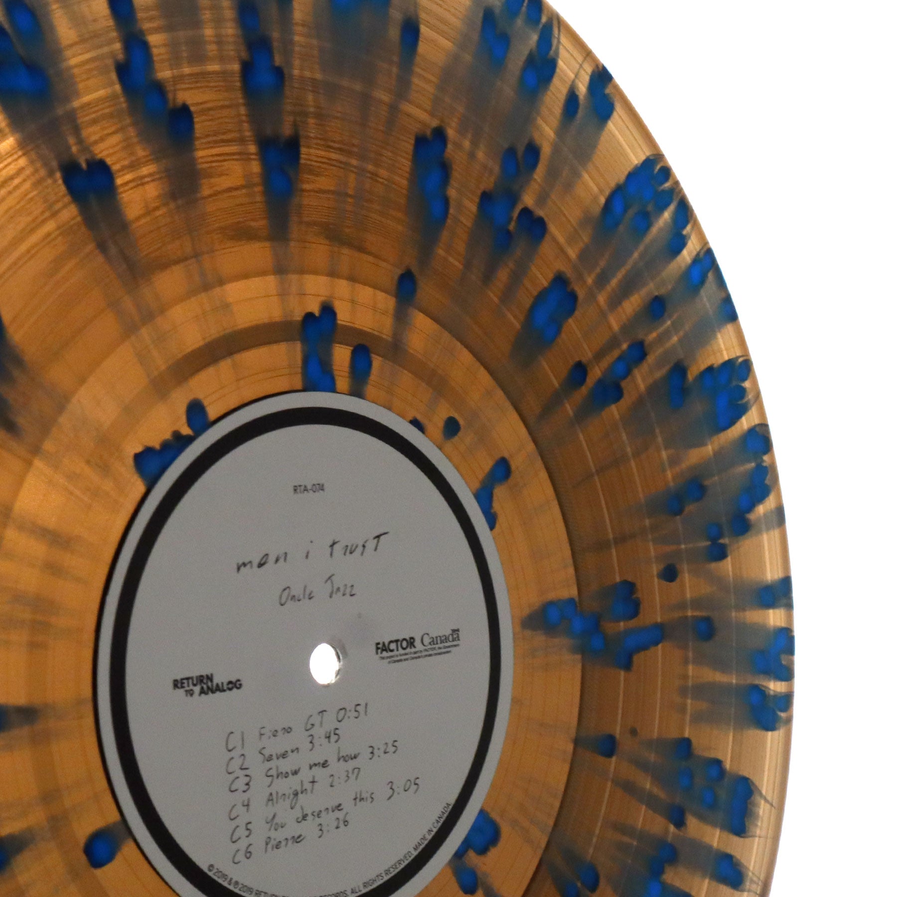 Men I Trust: Oncle Jazz (Black & Blue Splatter Colored Vinyl) Vinyl 2L ...