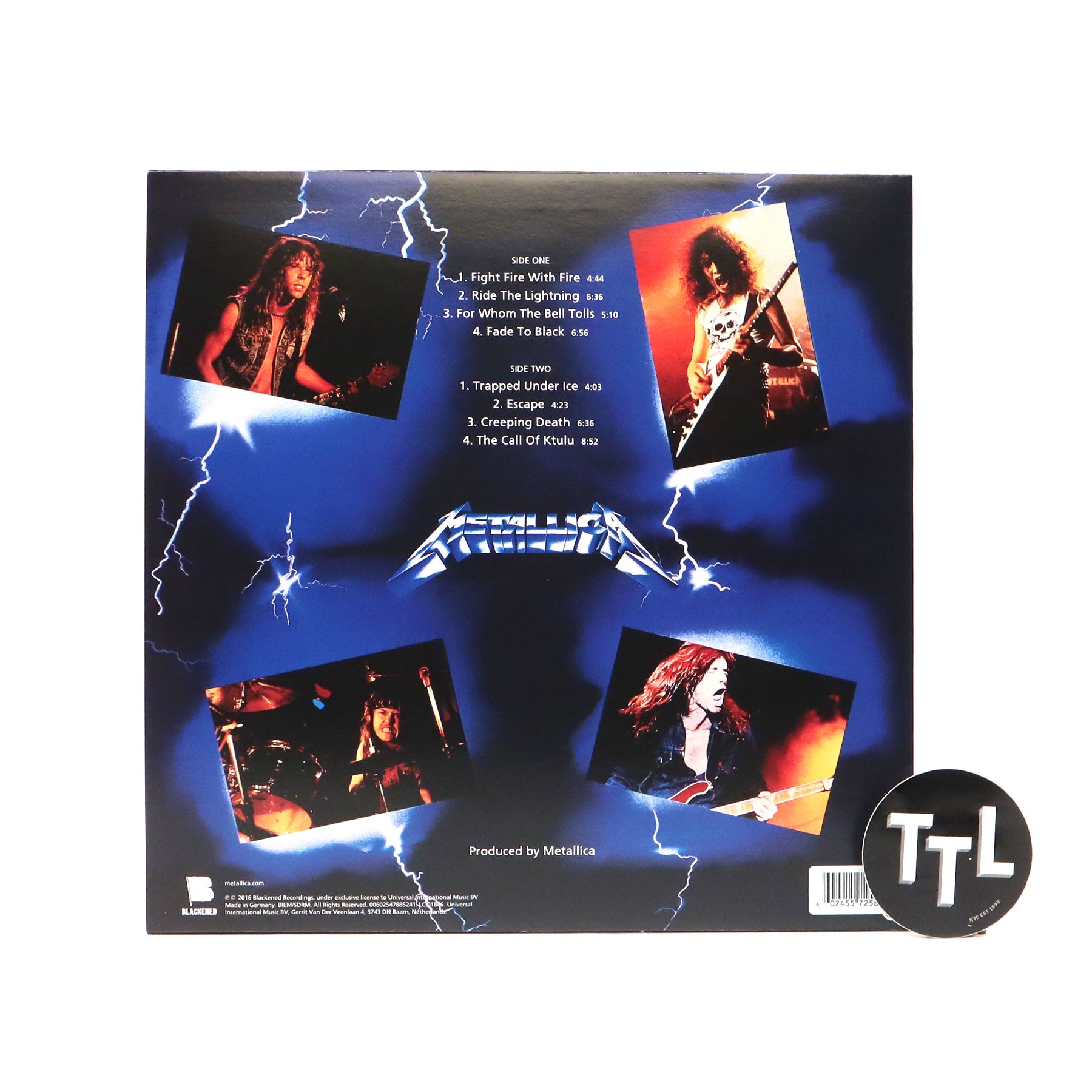 Metallica: Ride The Lightning (Import, Colored Vinyl) Vinyl LP ...
