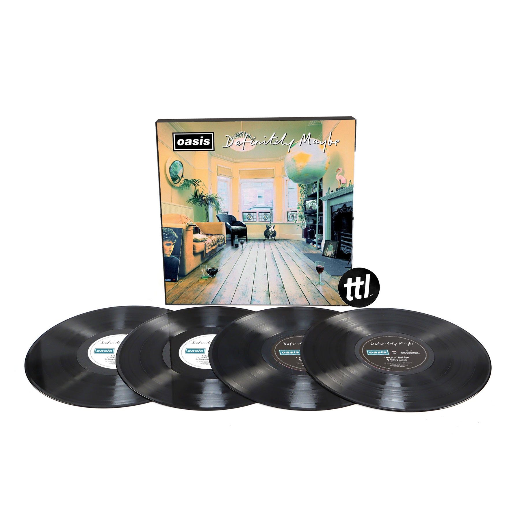 Oasis: Definitely Maybe - 30th Anniversary Deluxe Edition Vinyl 4LP ...