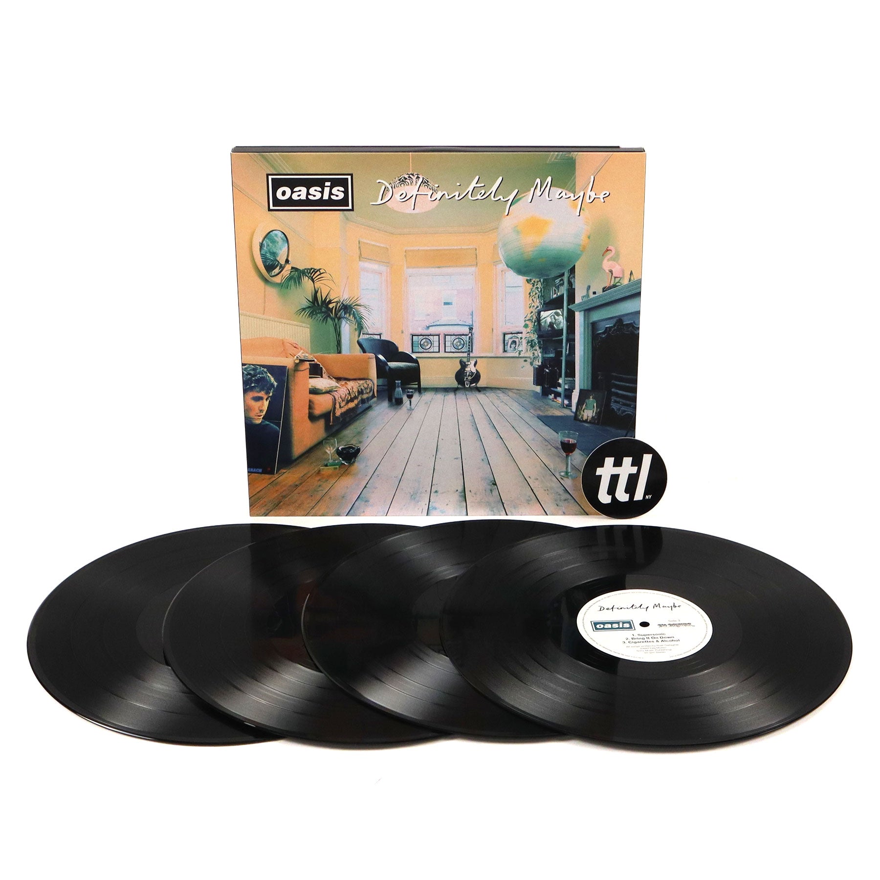 Oasis: Definitely Maybe - 30th Anniversary Deluxe Edition Vinyl 4LP ...
