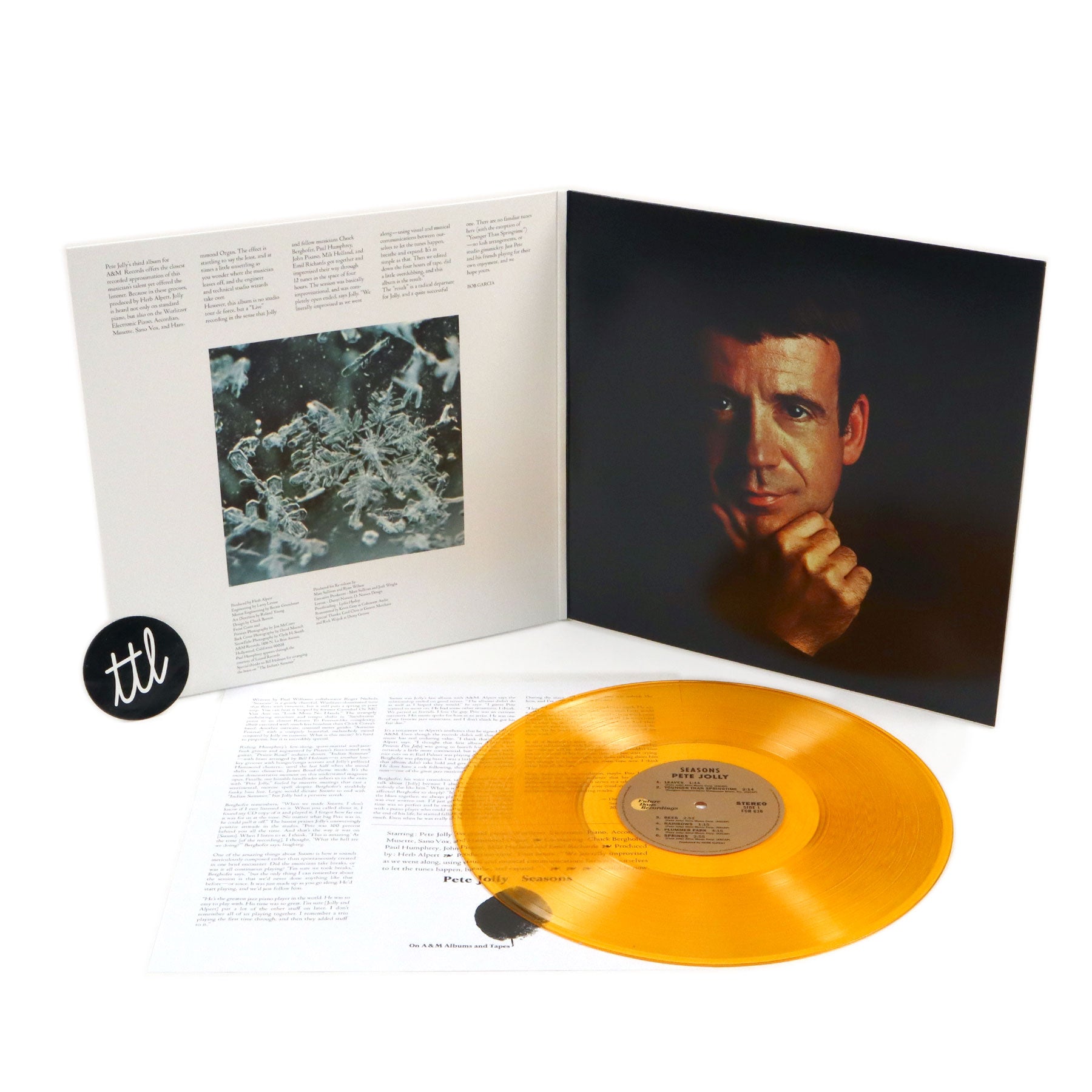 Pete Jolly: Seasons (Amber Colored Vinyl) Vinyl LP — TurntableLab.com