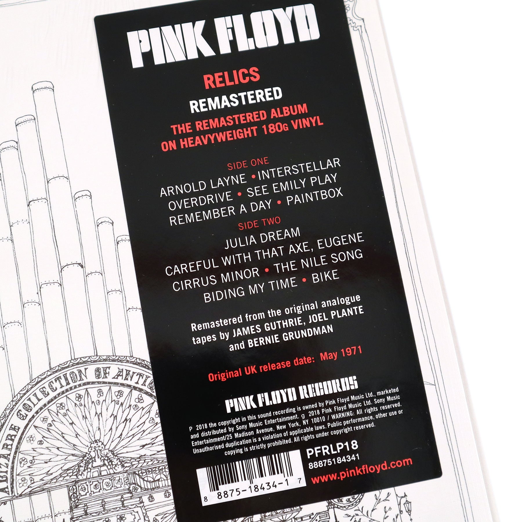 Pink Floyd: Relics (180g) Vinyl LP — TurntableLab.com