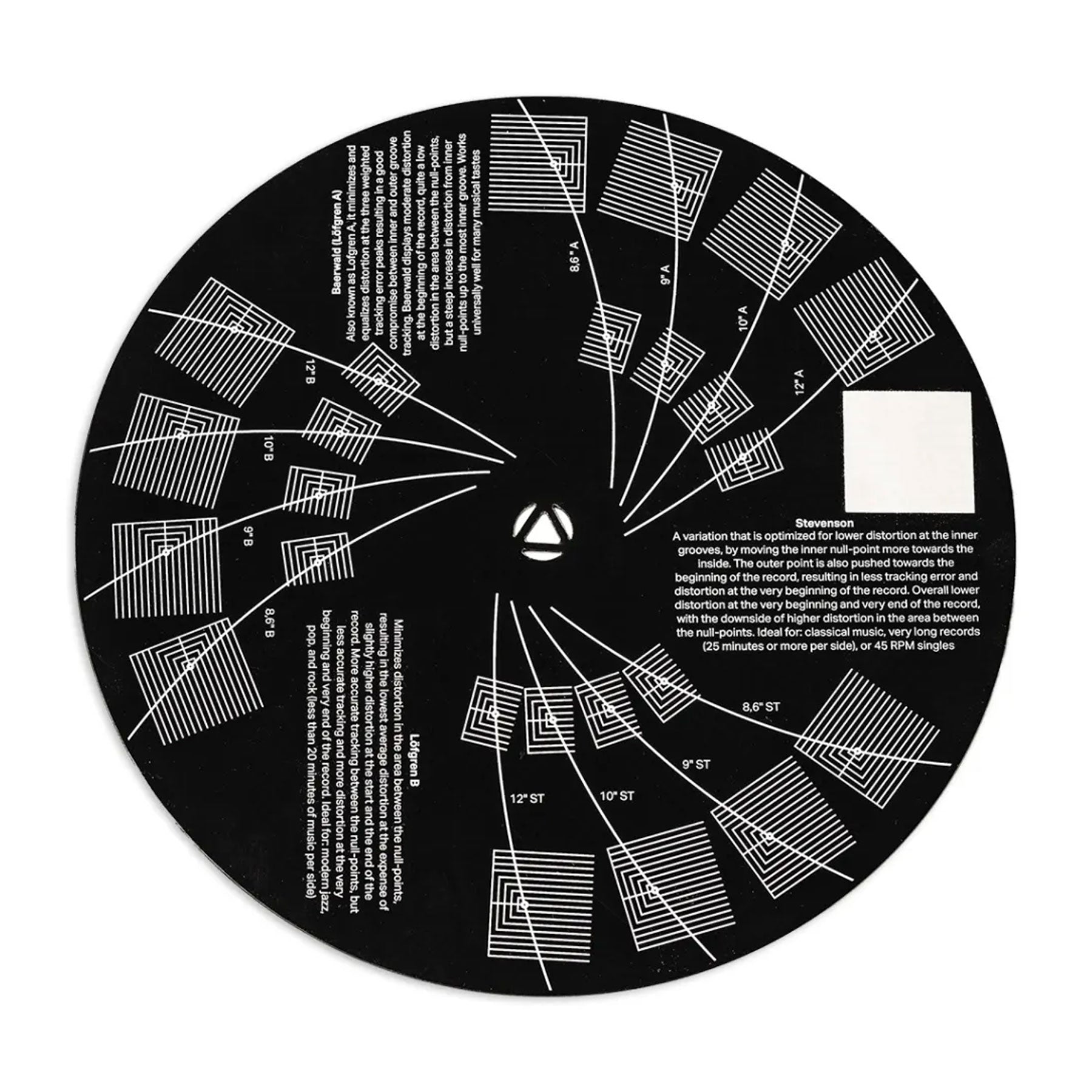 Pro-Ject: Align It DS3 2-Point Phono Cartridge Alignment Protractor ...