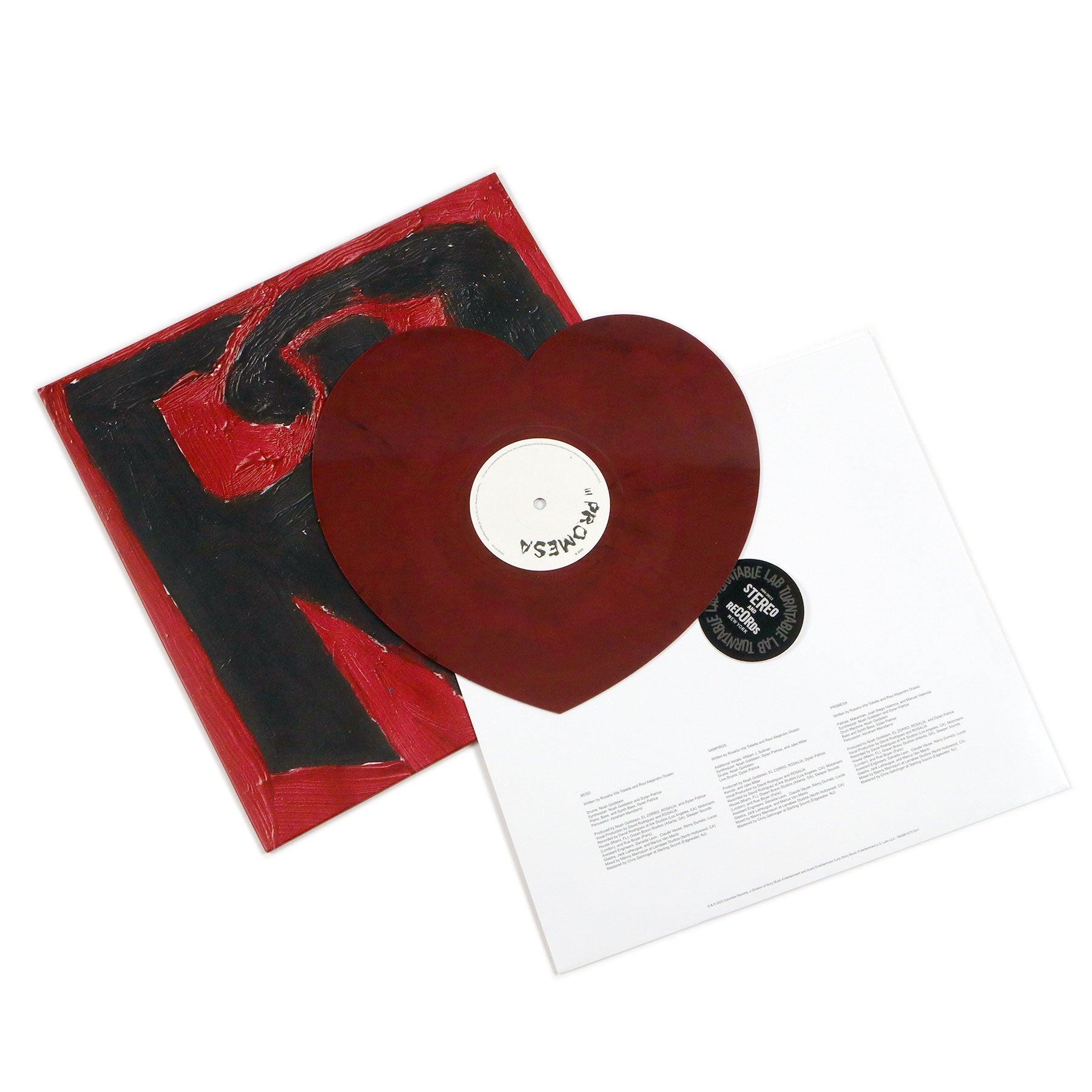 Rosalia & Rauw Alejandro: RR (Heart Shaped Colored Vinyl) Vinyl 12 ...