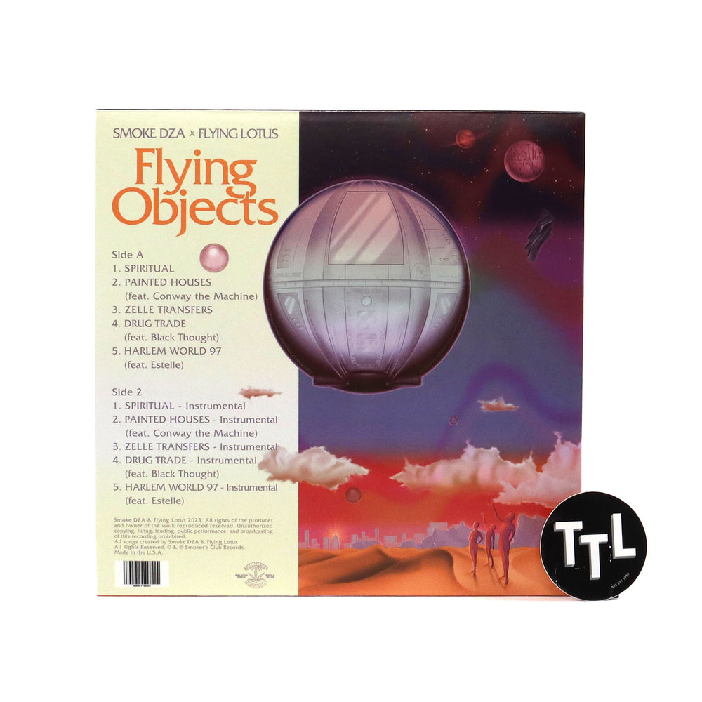 Smoke DZA & Flying Lotus: Flying Objects Vinyl LP — TurntableLab.com