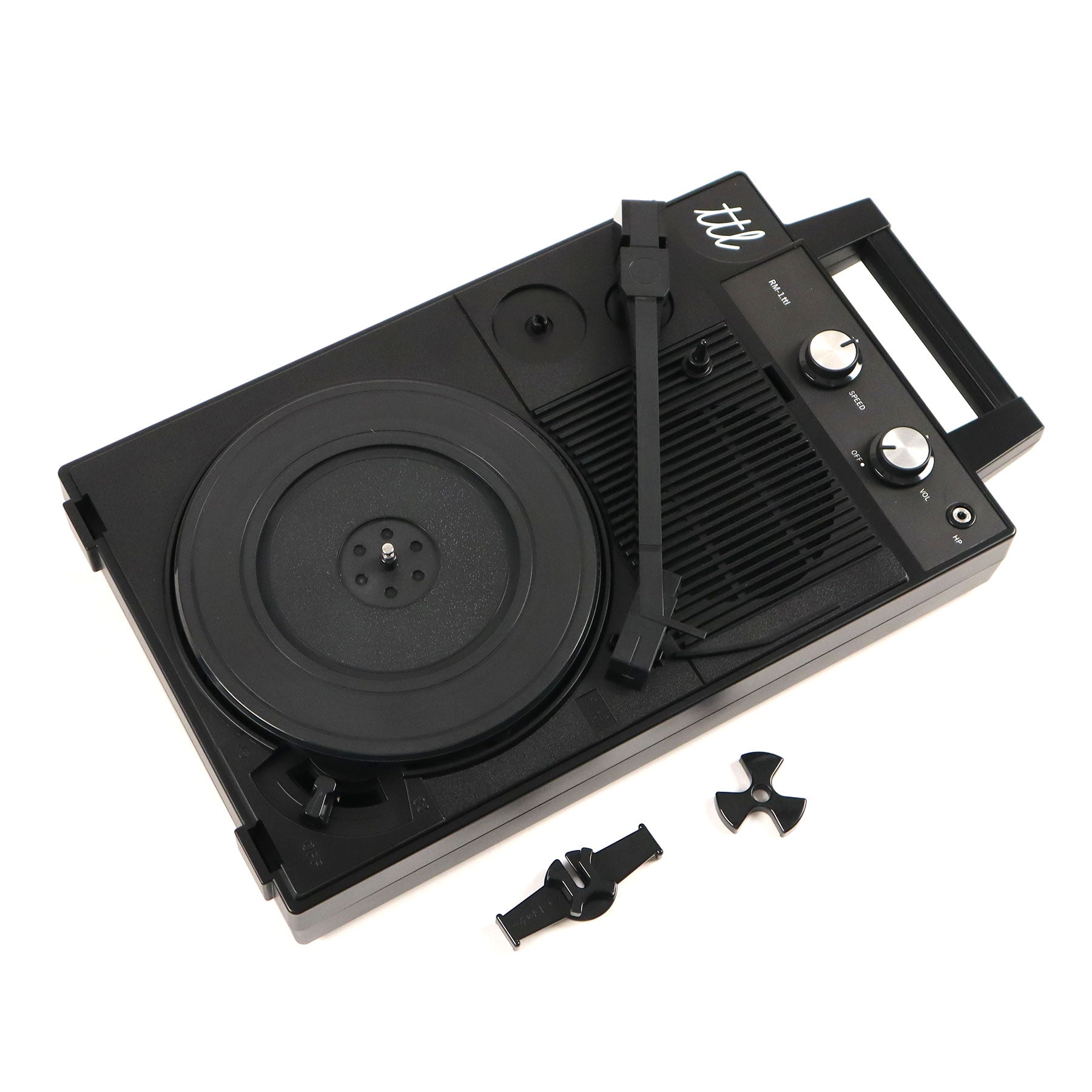 Stokyo: RM-1.ttl Record Mate Portable Turntable - Black / Turntable La ...