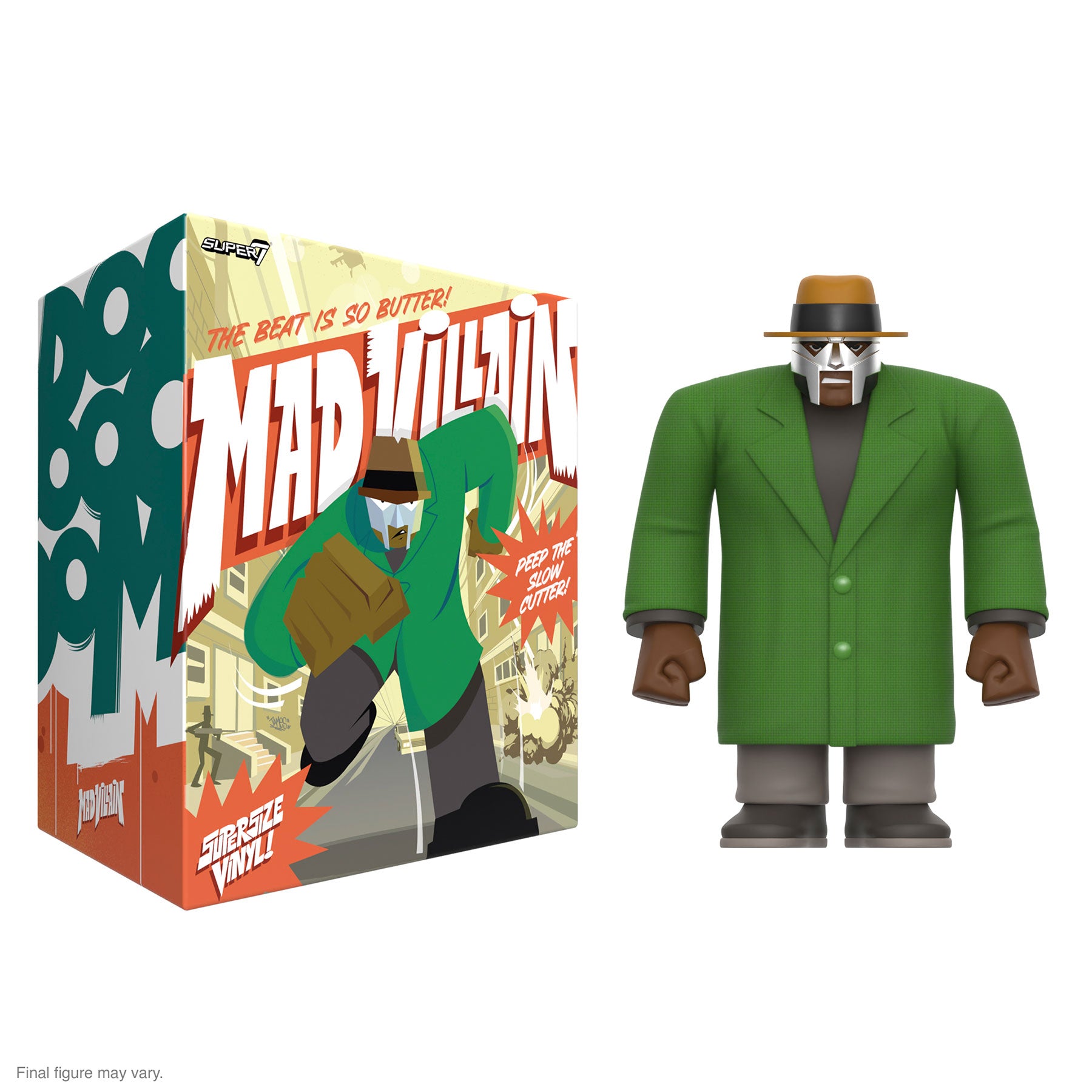 Super7: MF Doom - Madvillain All Caps SuperSize ReAction Figure - PRE ...