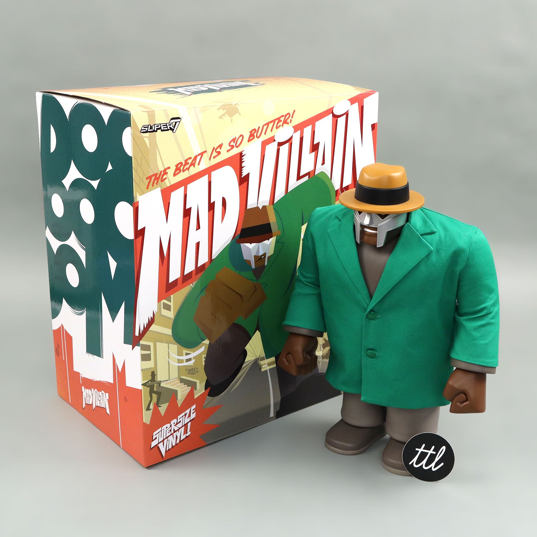 Super7: MF Doom - Madvillain All Caps SuperSize ReAction Figure ...