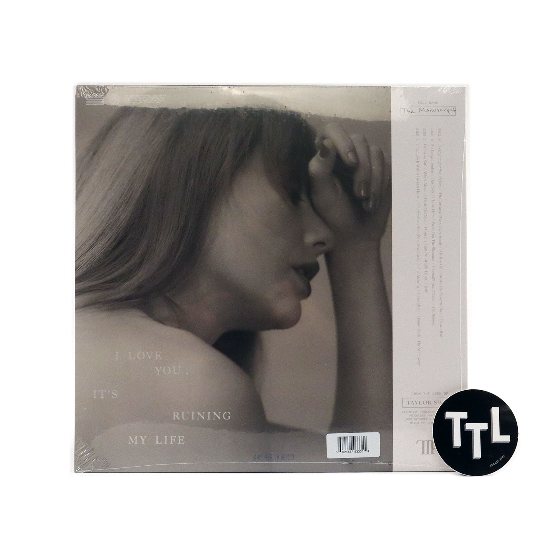 Taylor Swift: The Tortured Poets Department (Colored Vinyl) Vinyl 2LP ...