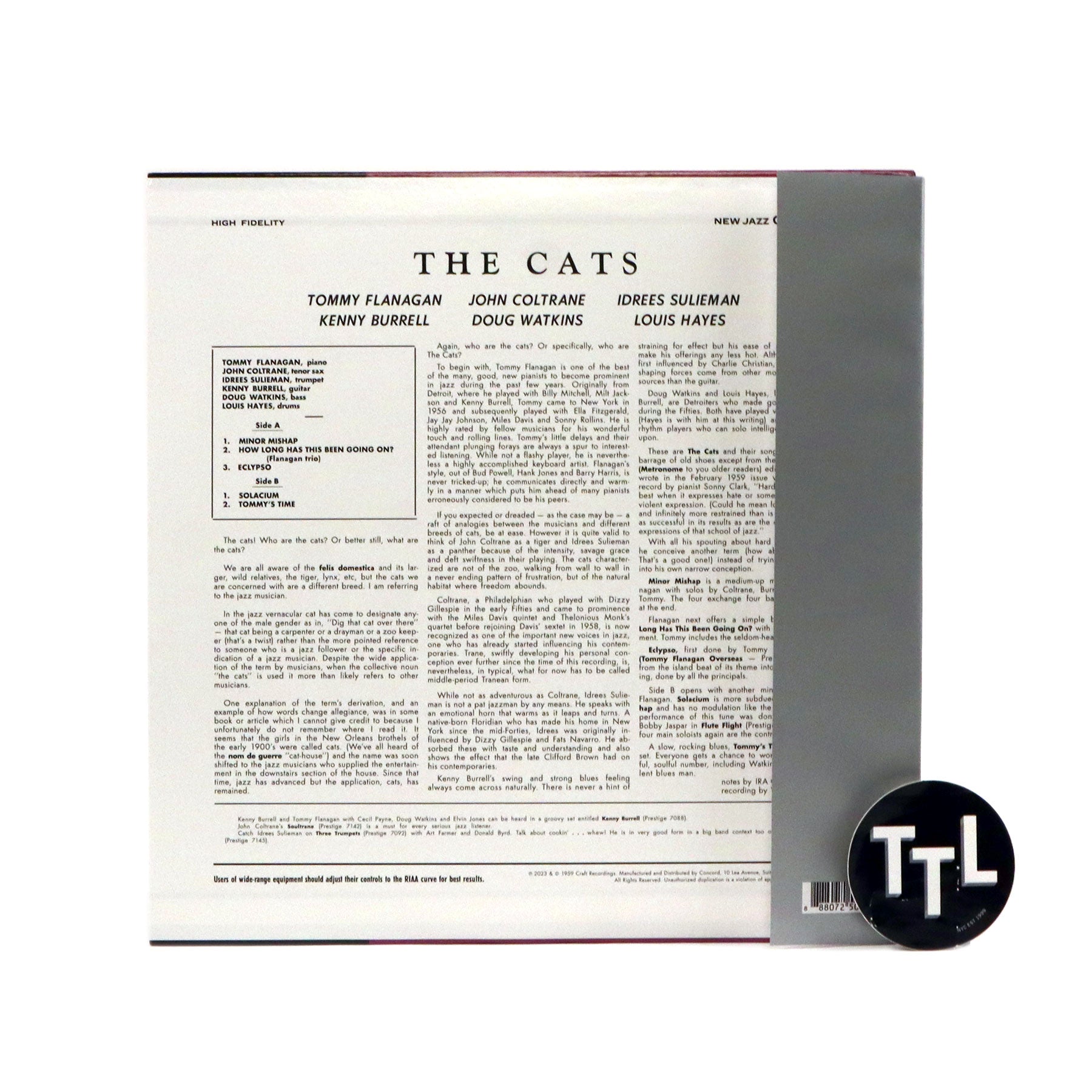 The Cats: The Cats (John Coltrane, Kenny Burrell) (Original Jazz Class ...