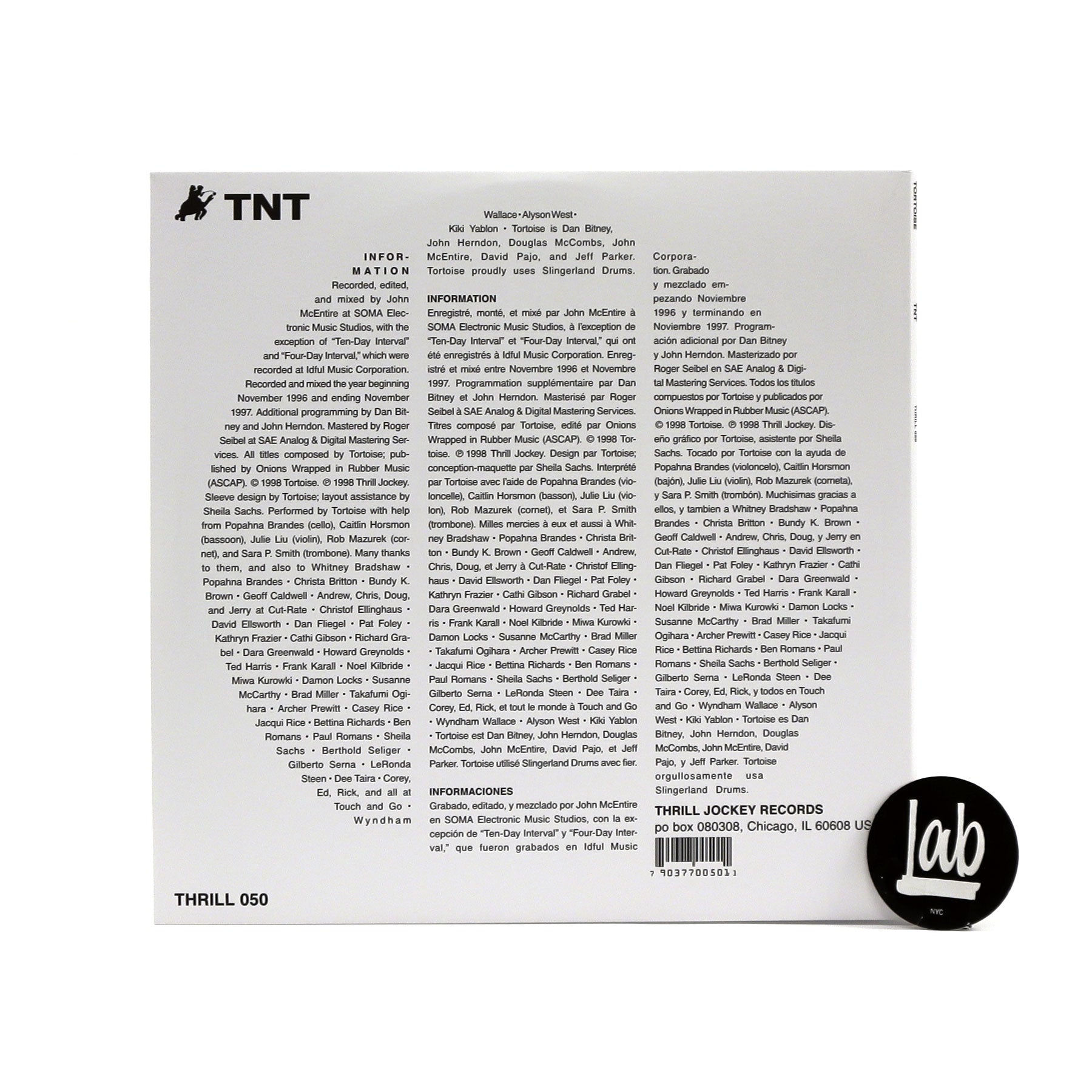 Tortoise: TNT Vinyl 2LP — TurntableLab.com