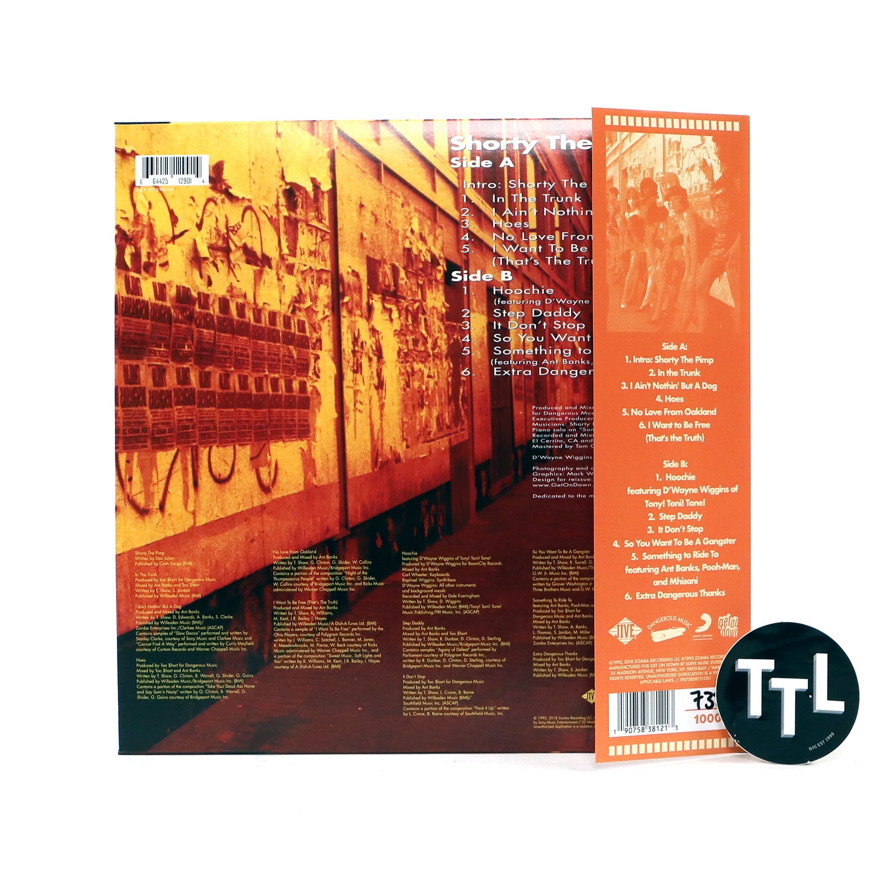 Too Short: Shorty The Pimp (Colored Vinyl) Vinyl LP — TurntableLab.com