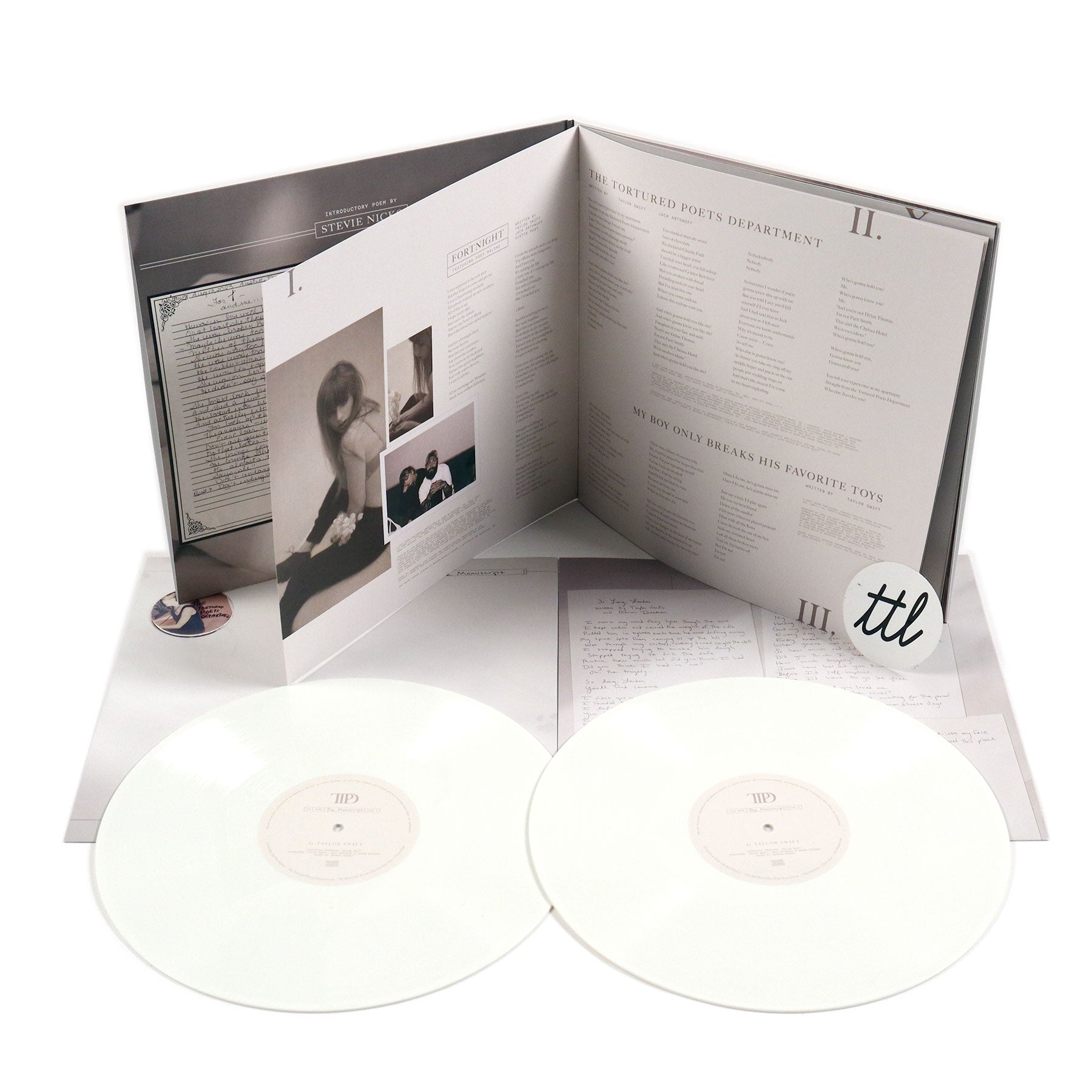 Taylor Swift: The Tortured Poets Department (Colored Vinyl) Vinyl 2LP ...
