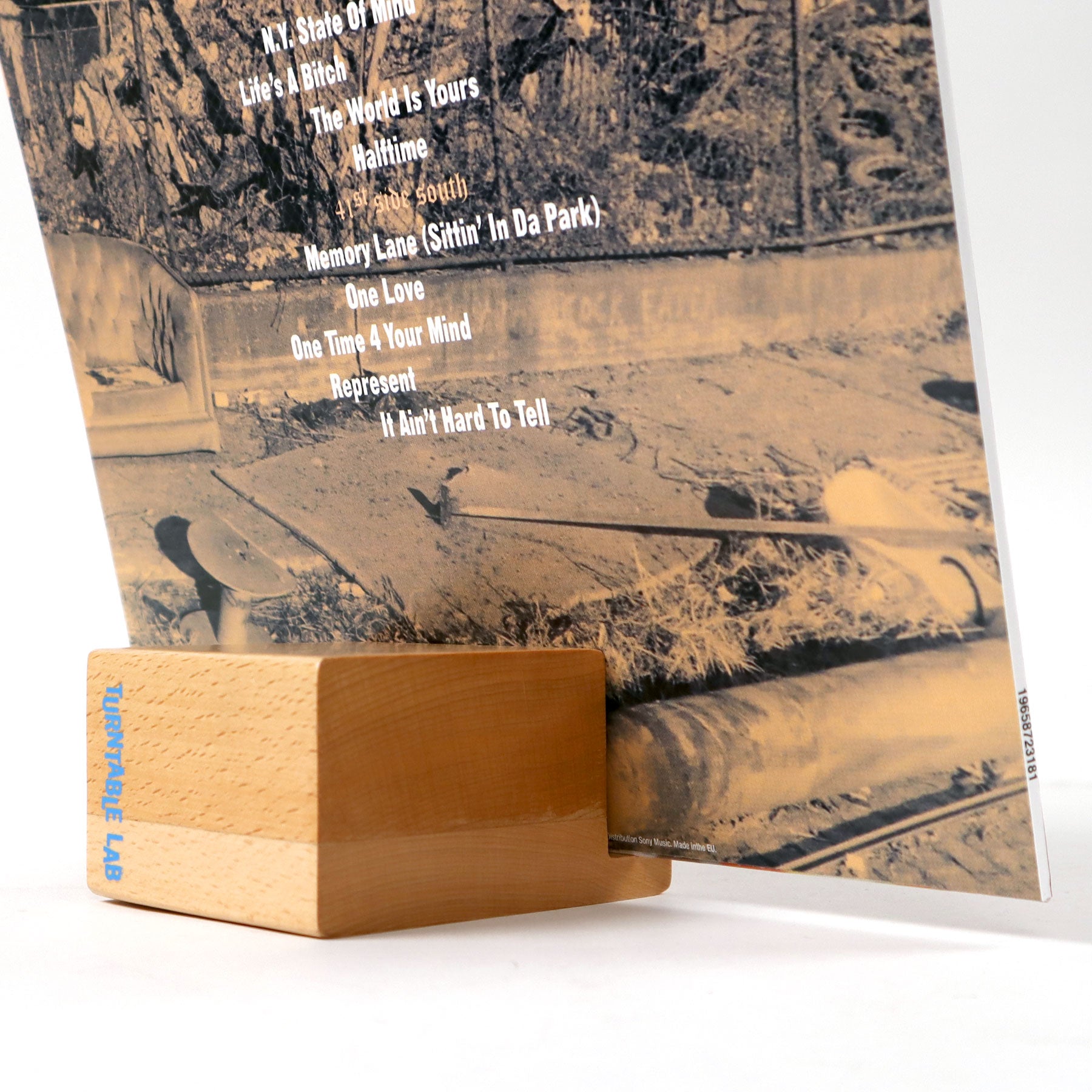 Turntable Lab: Wood Block Record Display - Natural Wood — TurntableLab.com